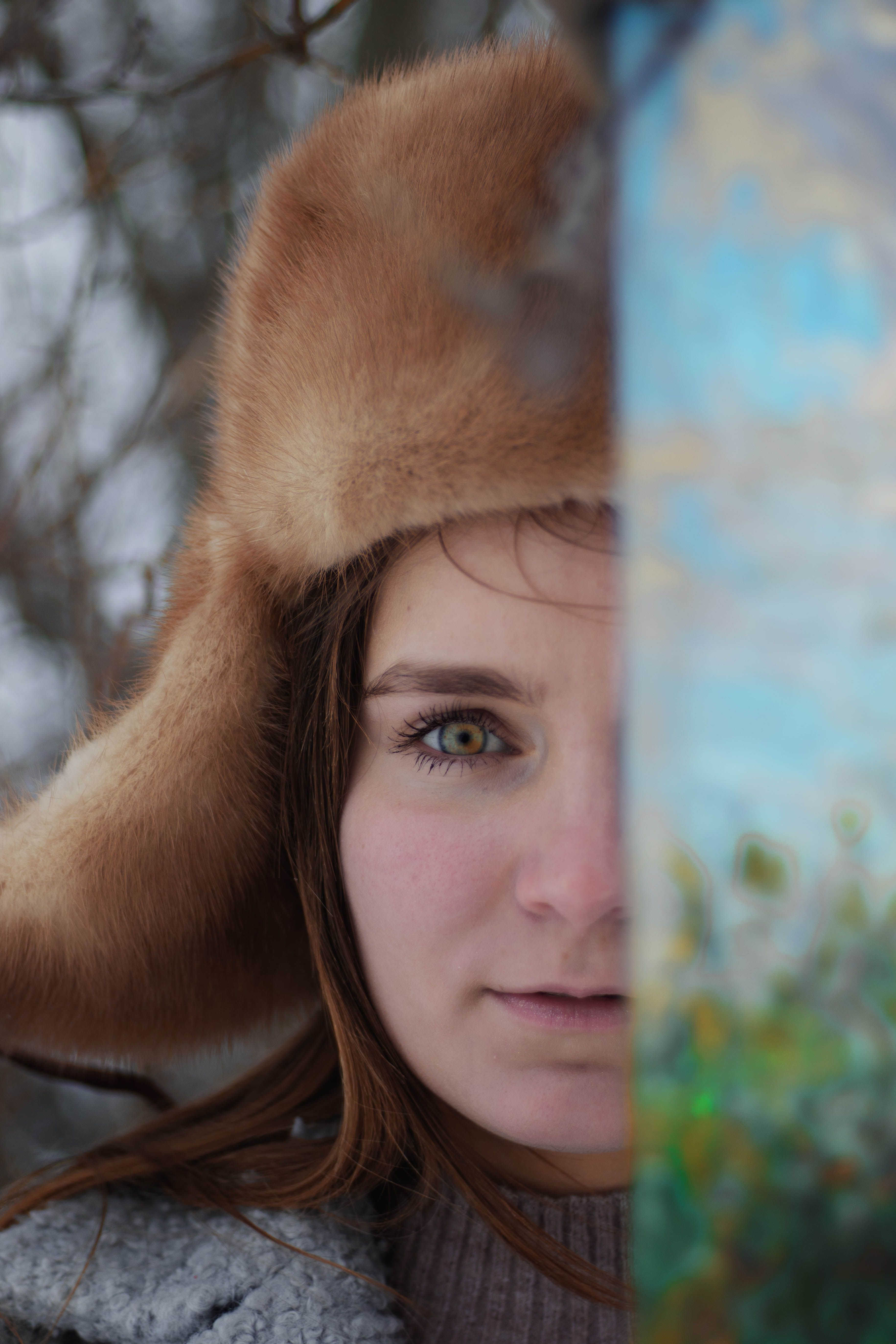 Close Up Photo of a Woman Wearing Ushanka · Free Stock Photo