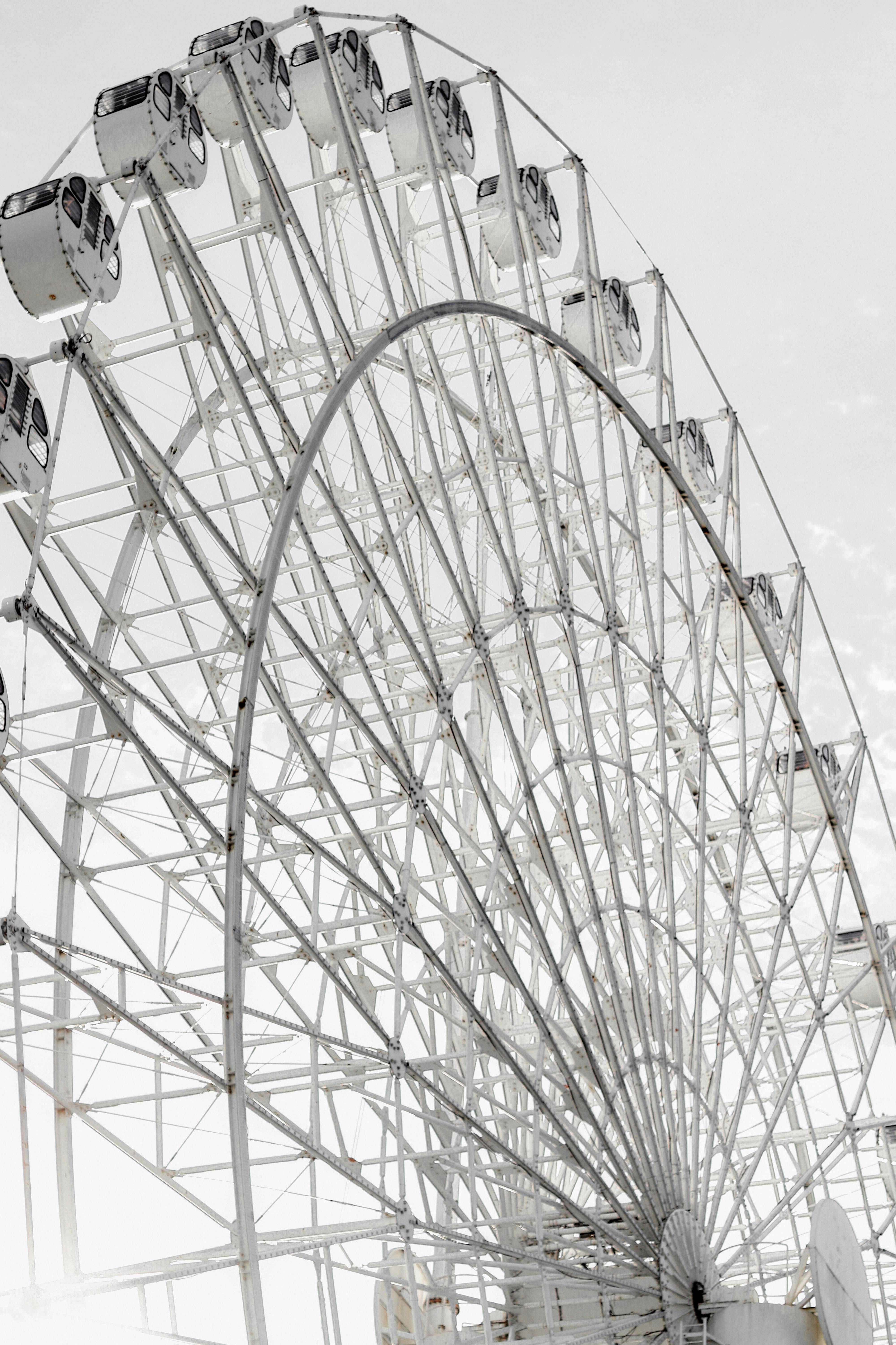 Photo of a White Ferris Wheel · Free Stock Photo
