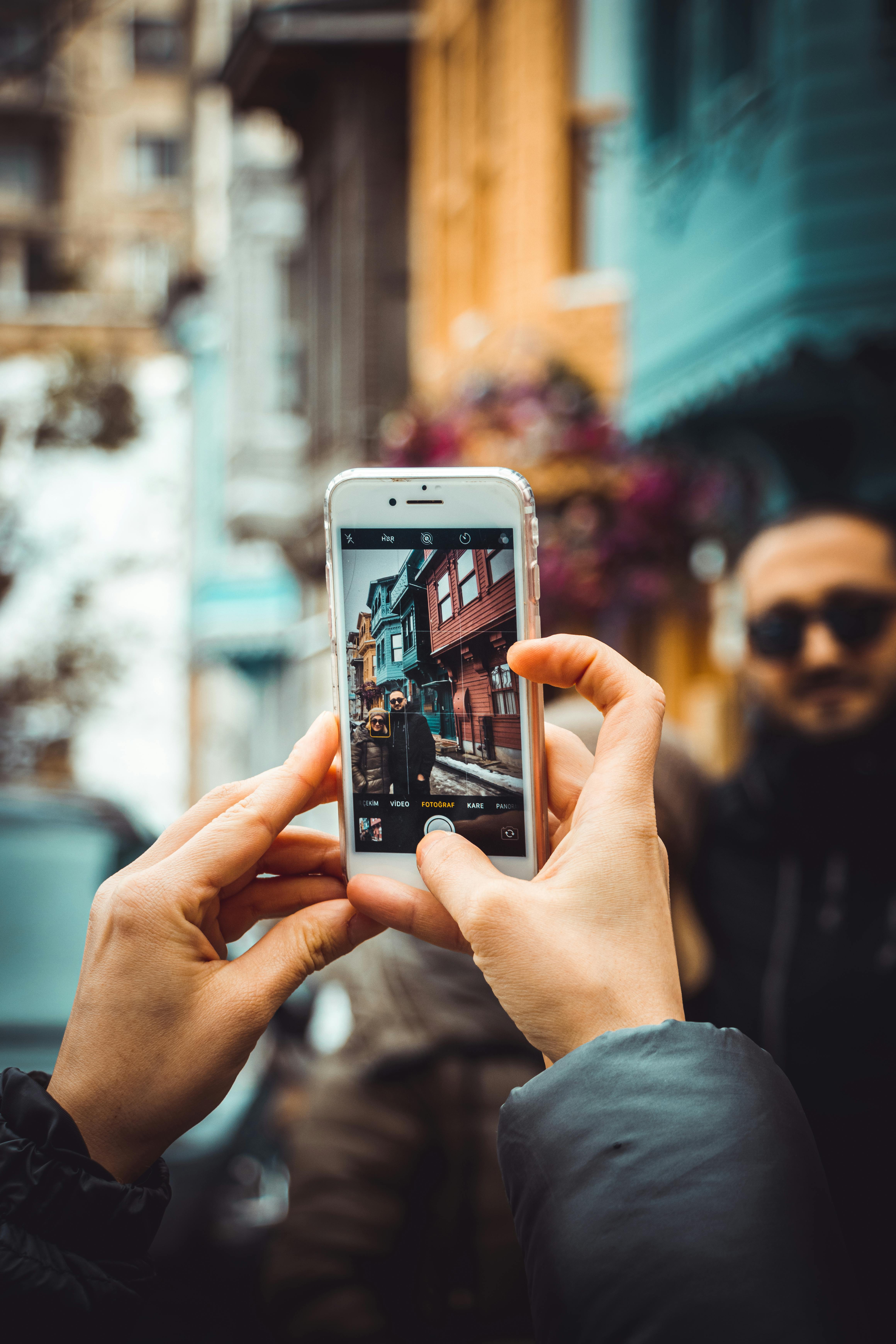 Person Taking Photo with a Smartphone · Free Stock Photo