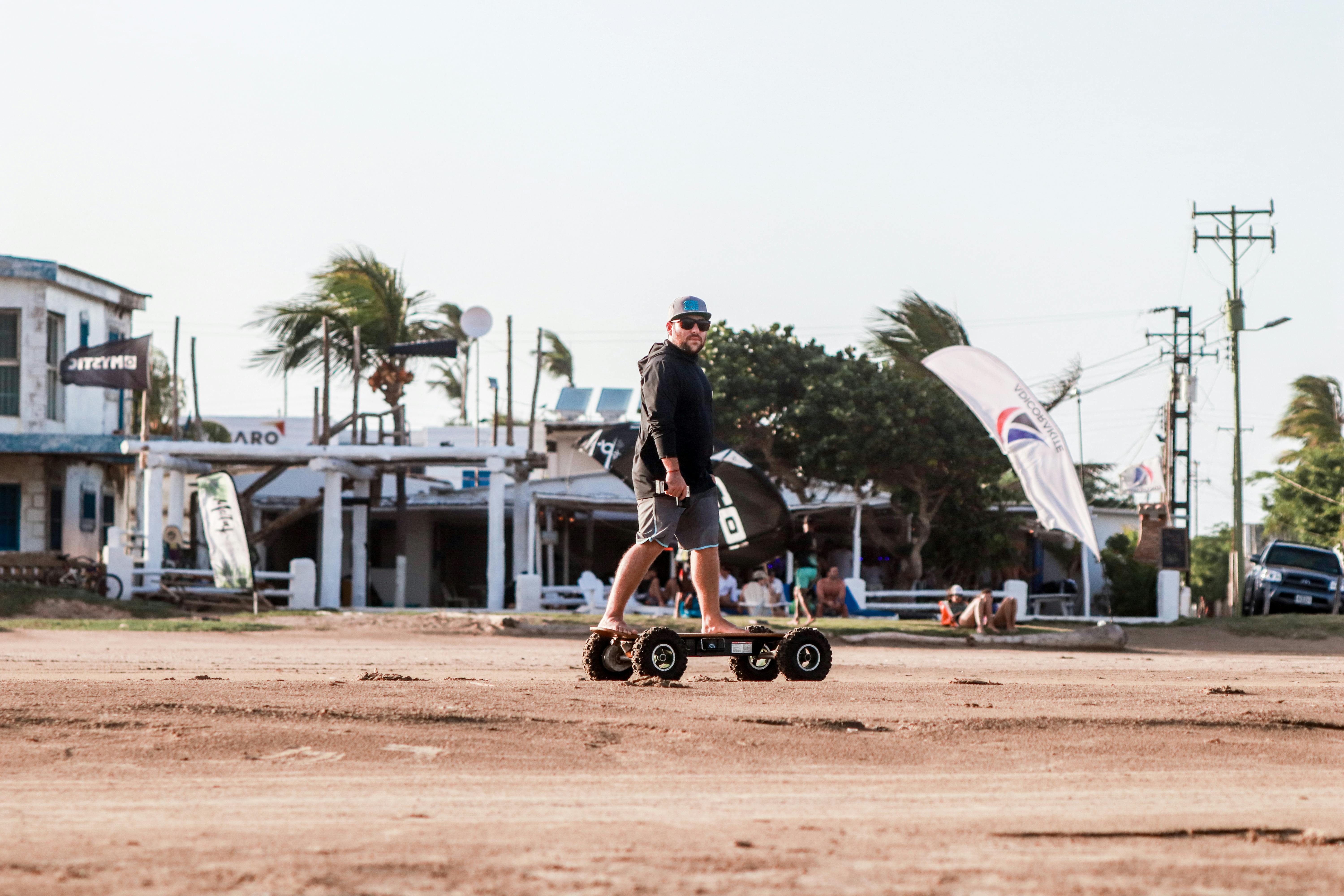 Man on Board with Wheels · Free Stock Photo