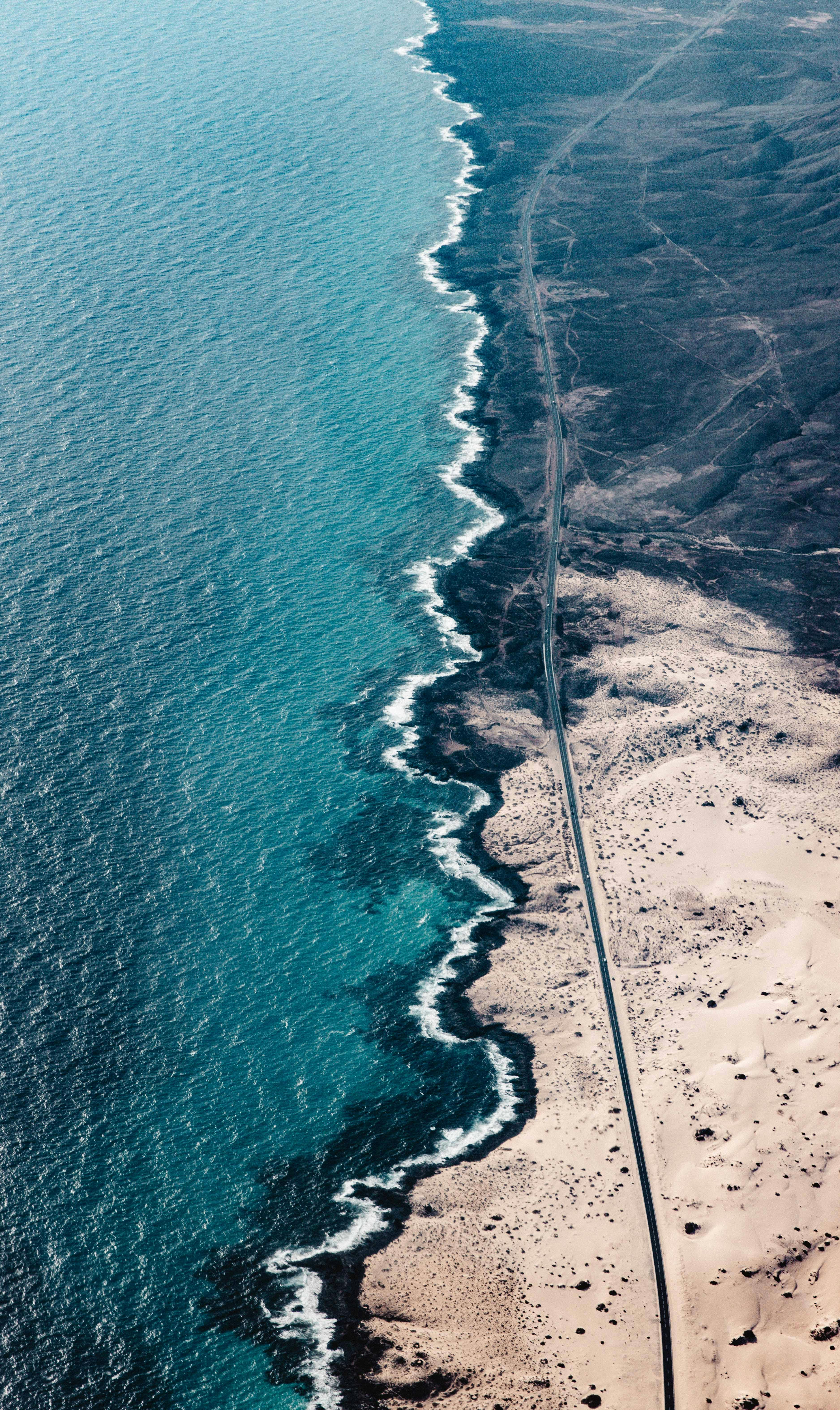 Aerial View of Coast · Free Stock Photo