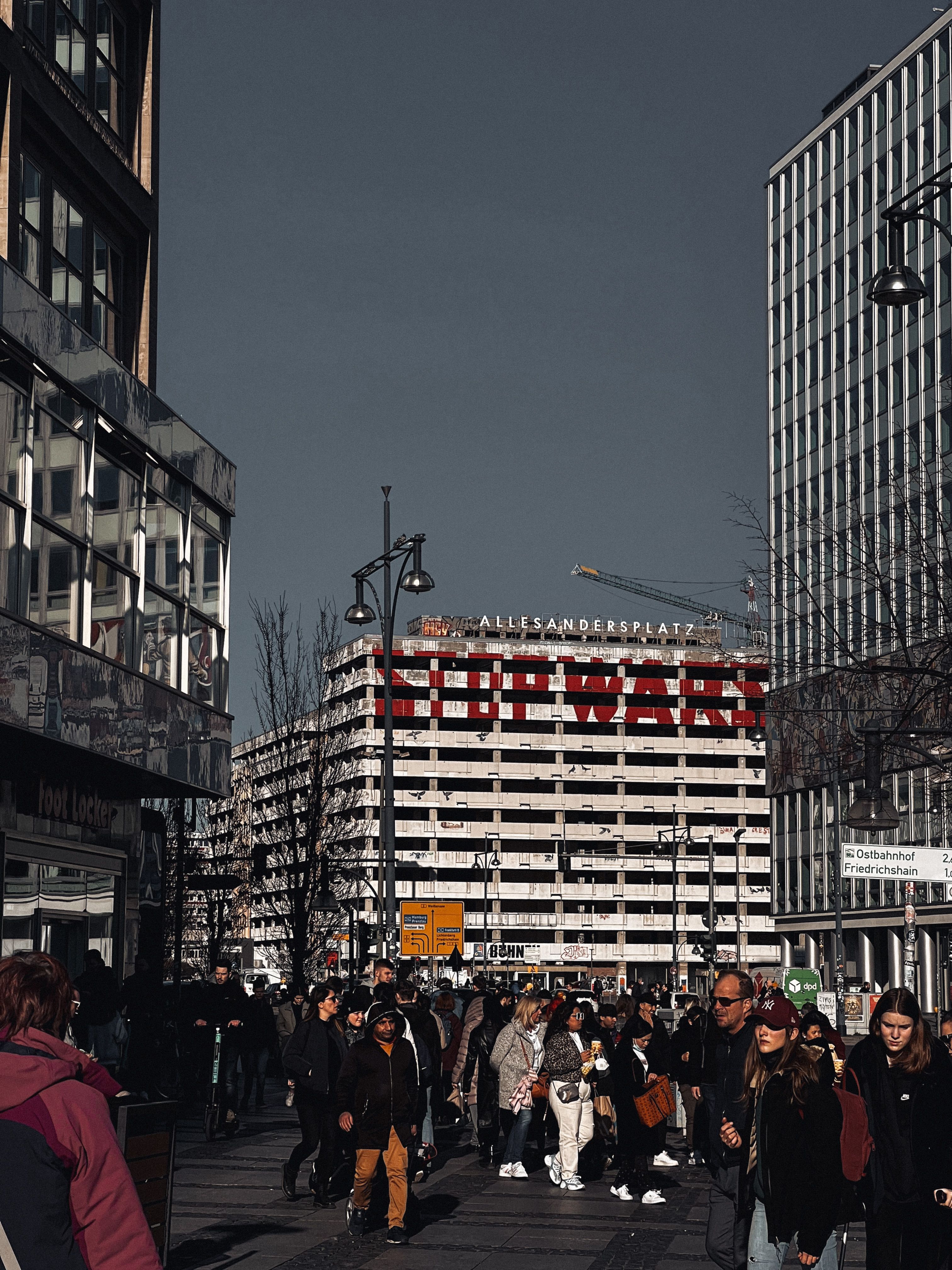 Photography of People Walking on Street Near Buildings · Free Stock Photo