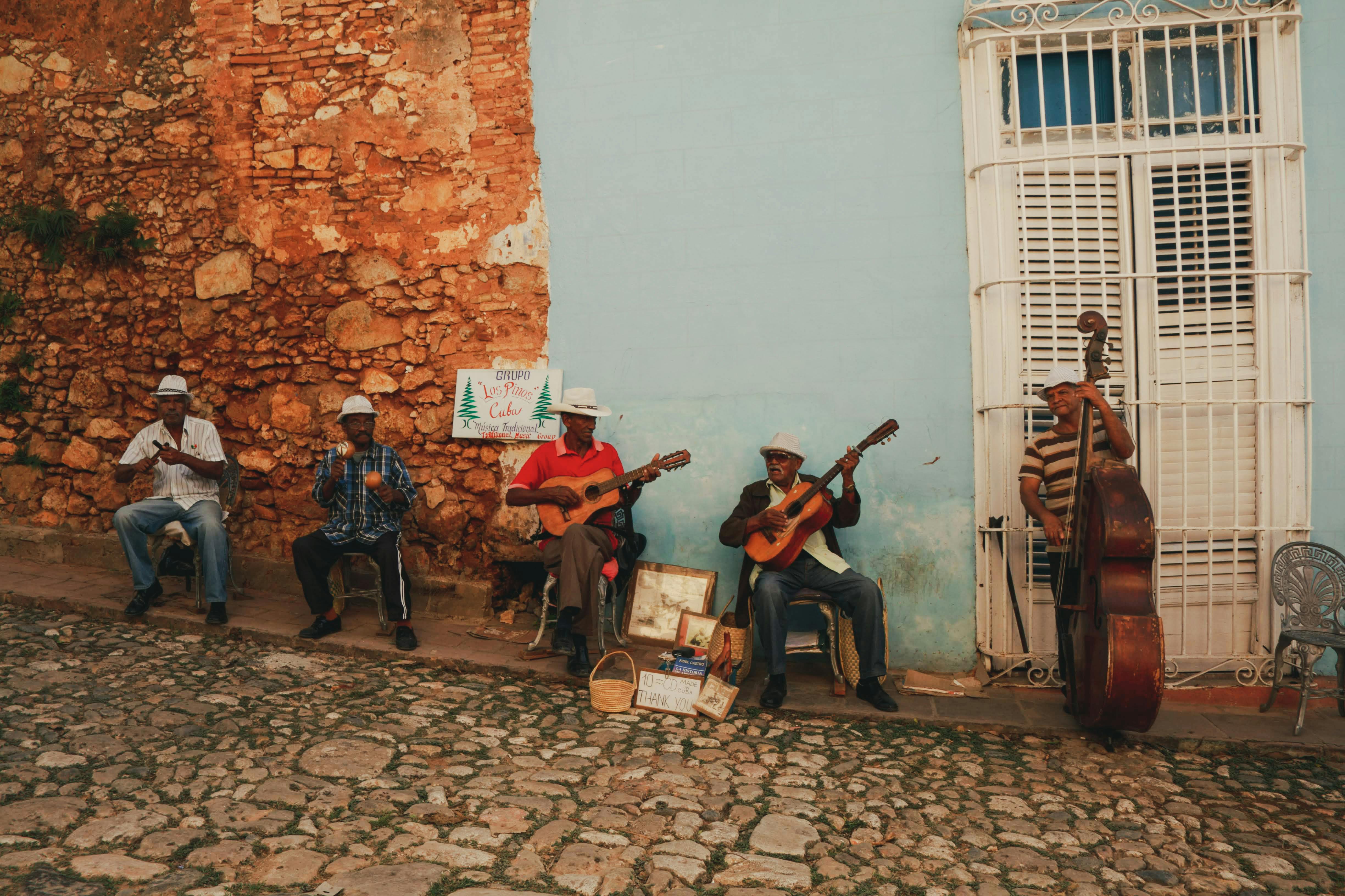 Traditional Street Musicians Playing · Free Stock Photo