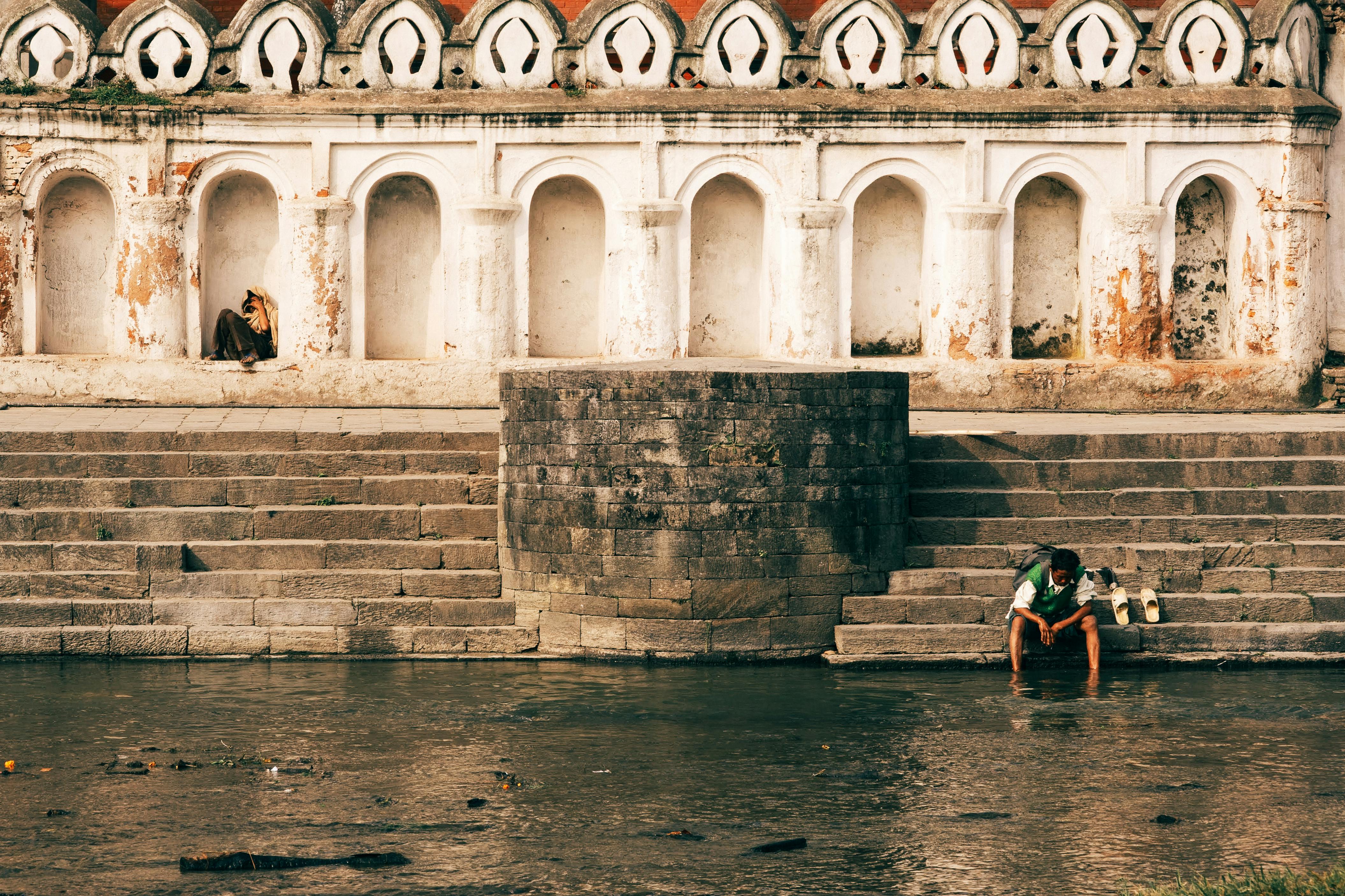 Steps along River · Free Stock Photo