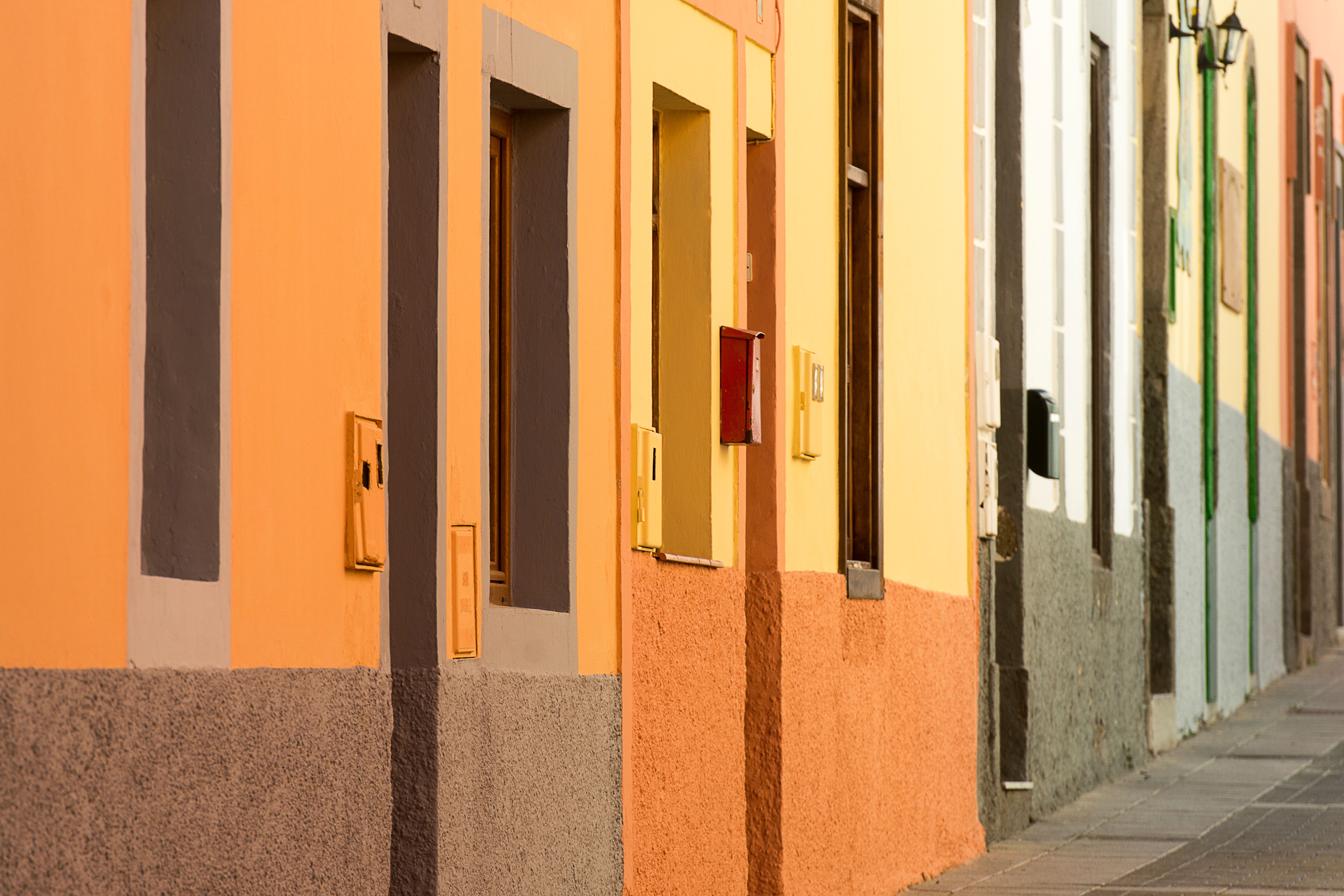 Close up of Colorful Buildings · Free Stock Photo