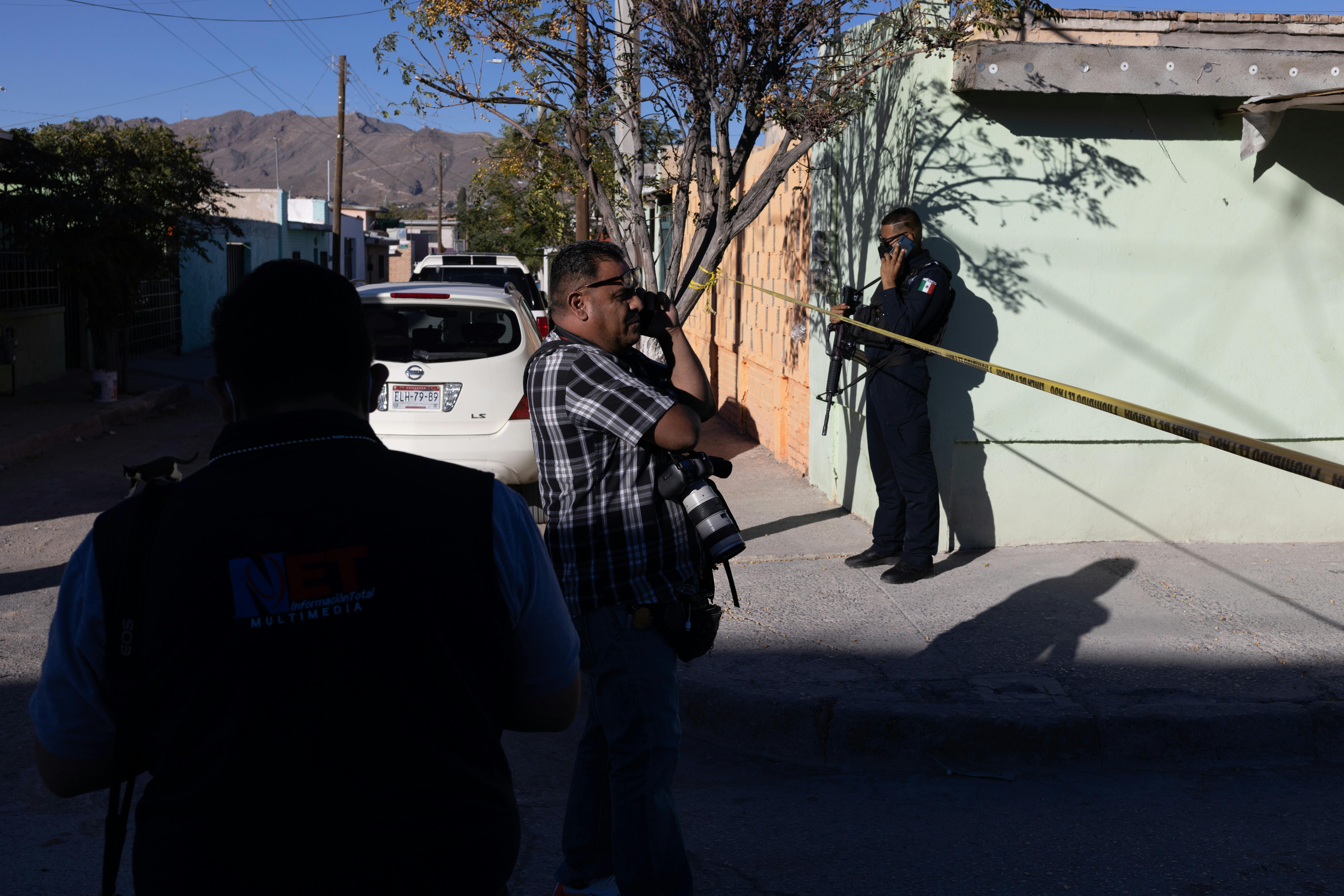 Crime Scene in Front of the House at Night · Free Stock Photo