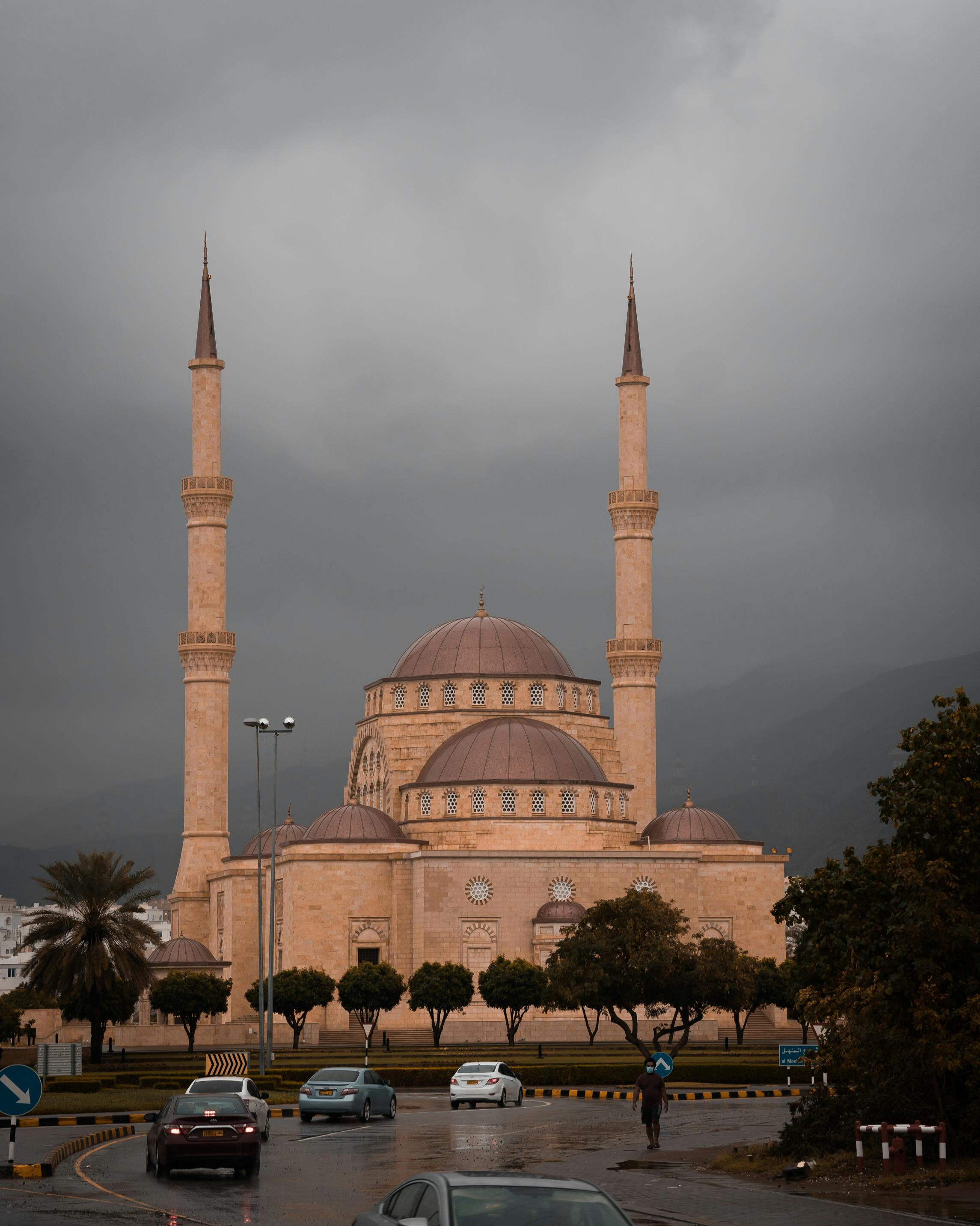 A Brown Concrete Mosque Building · Free Stock Photo
