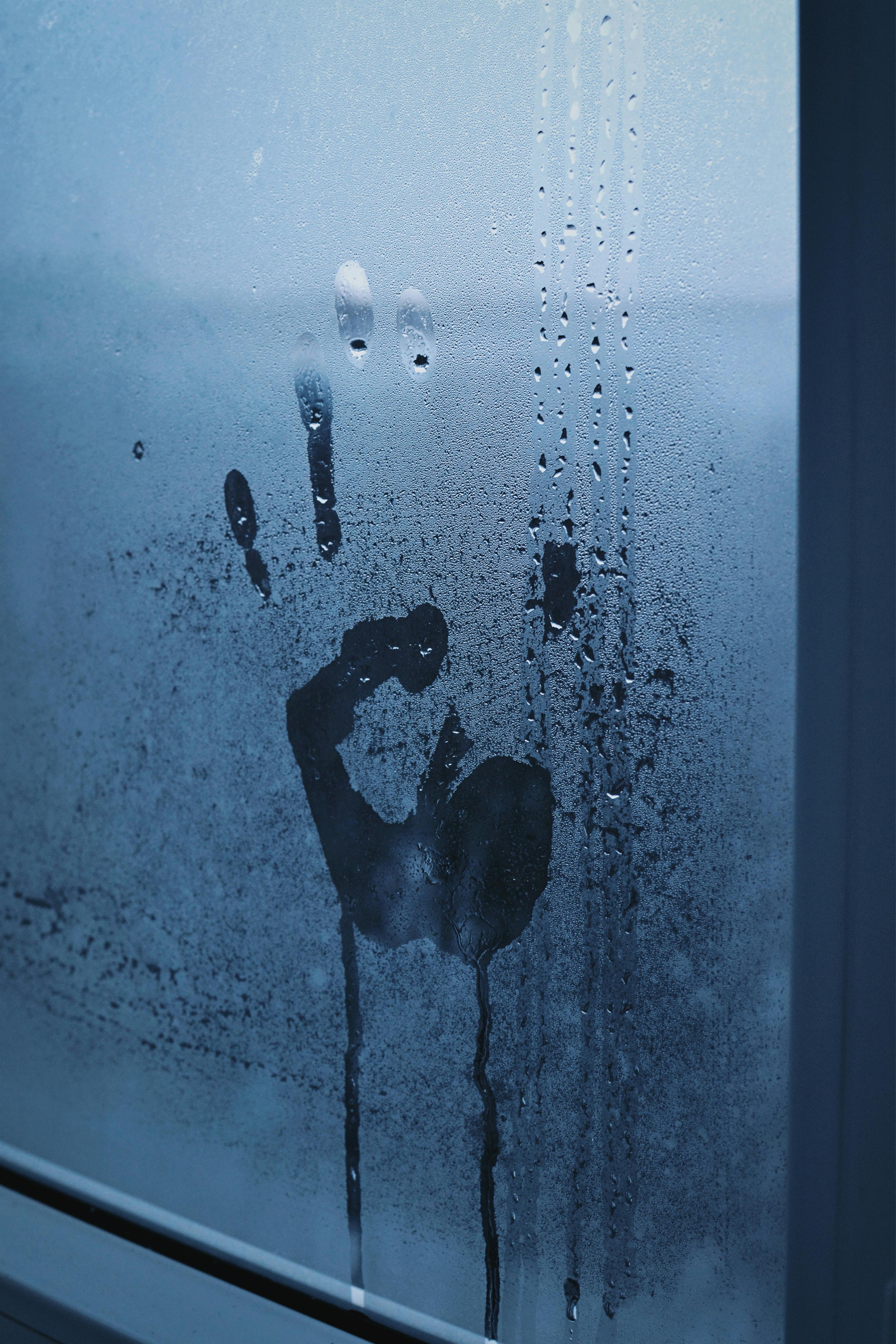 Persons Left Hand On Window · Free Stock Photo