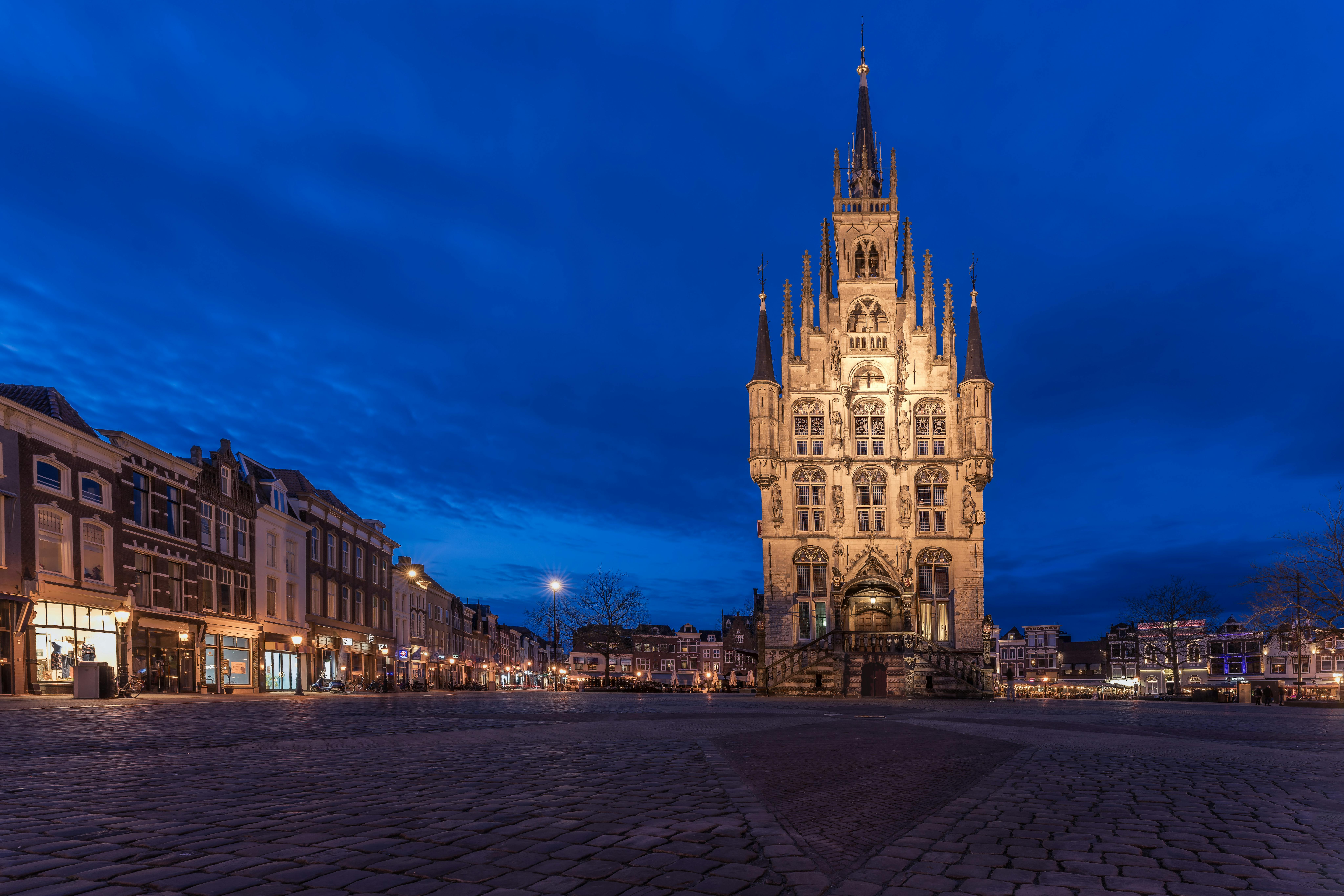 The Facade of the Gouda Town Hall in Netherlands · Free Stock Photo