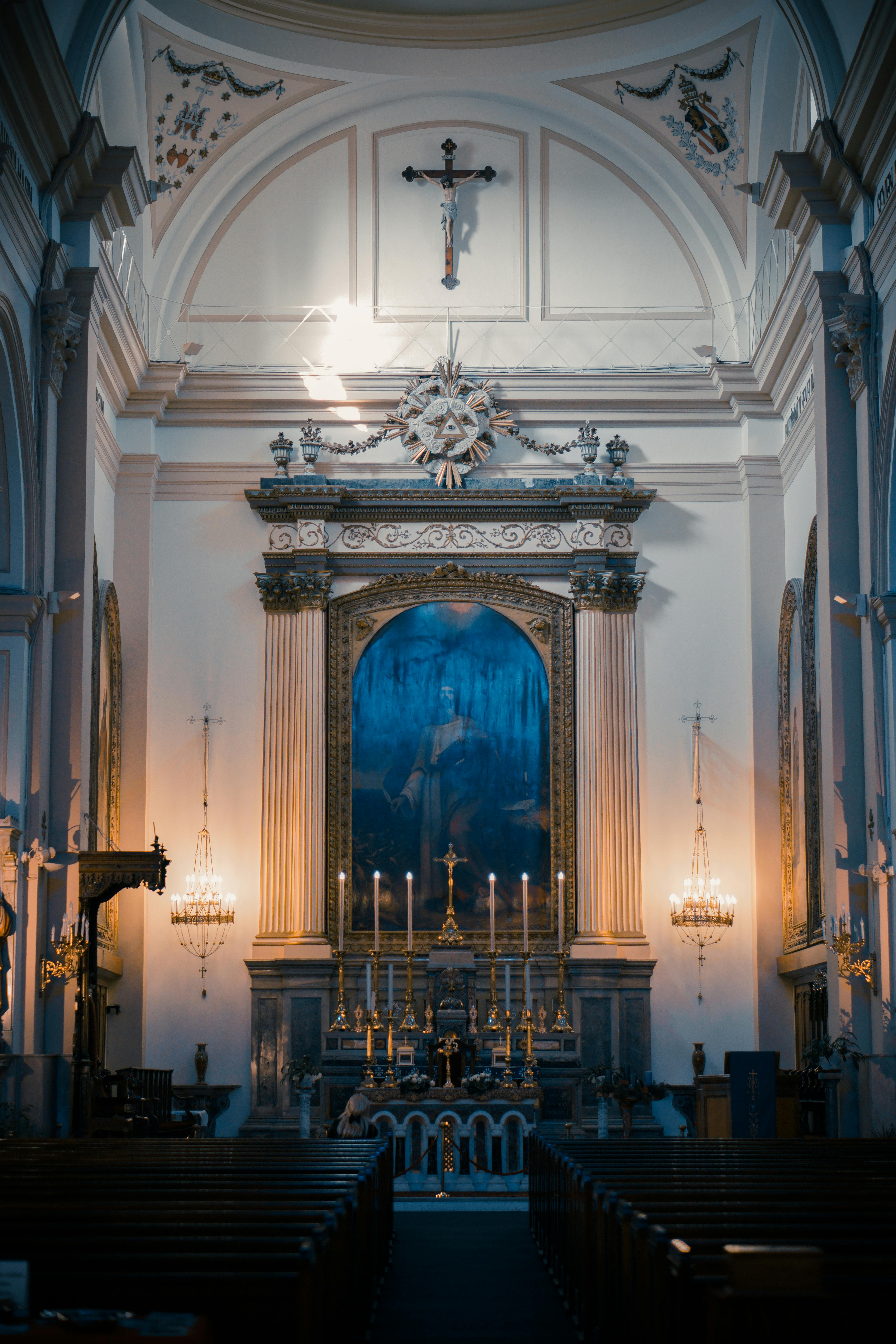 Photo of a Church Altar · Free Stock Photo