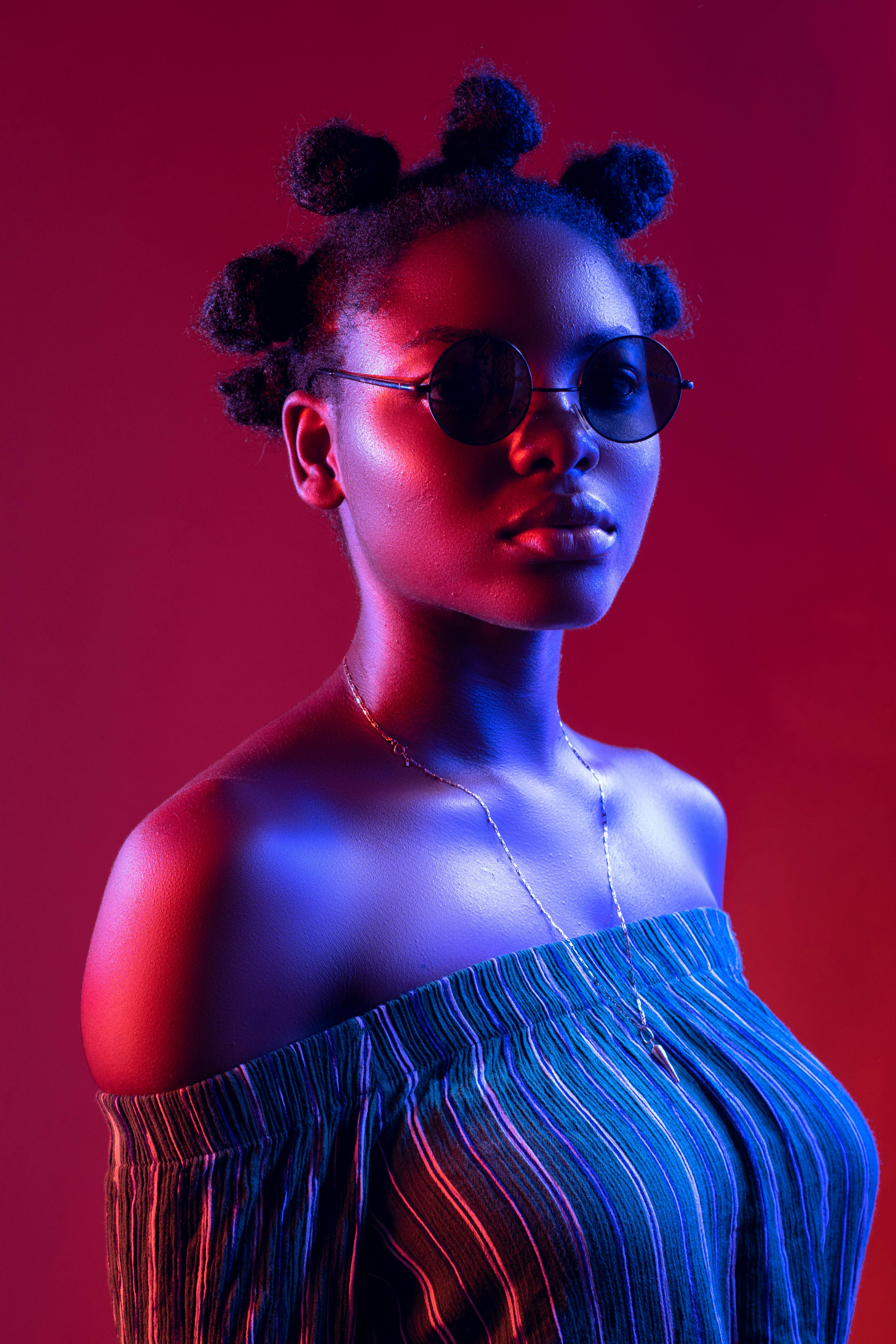 Portrait of Woman Wearing Knots · Free Stock Photo