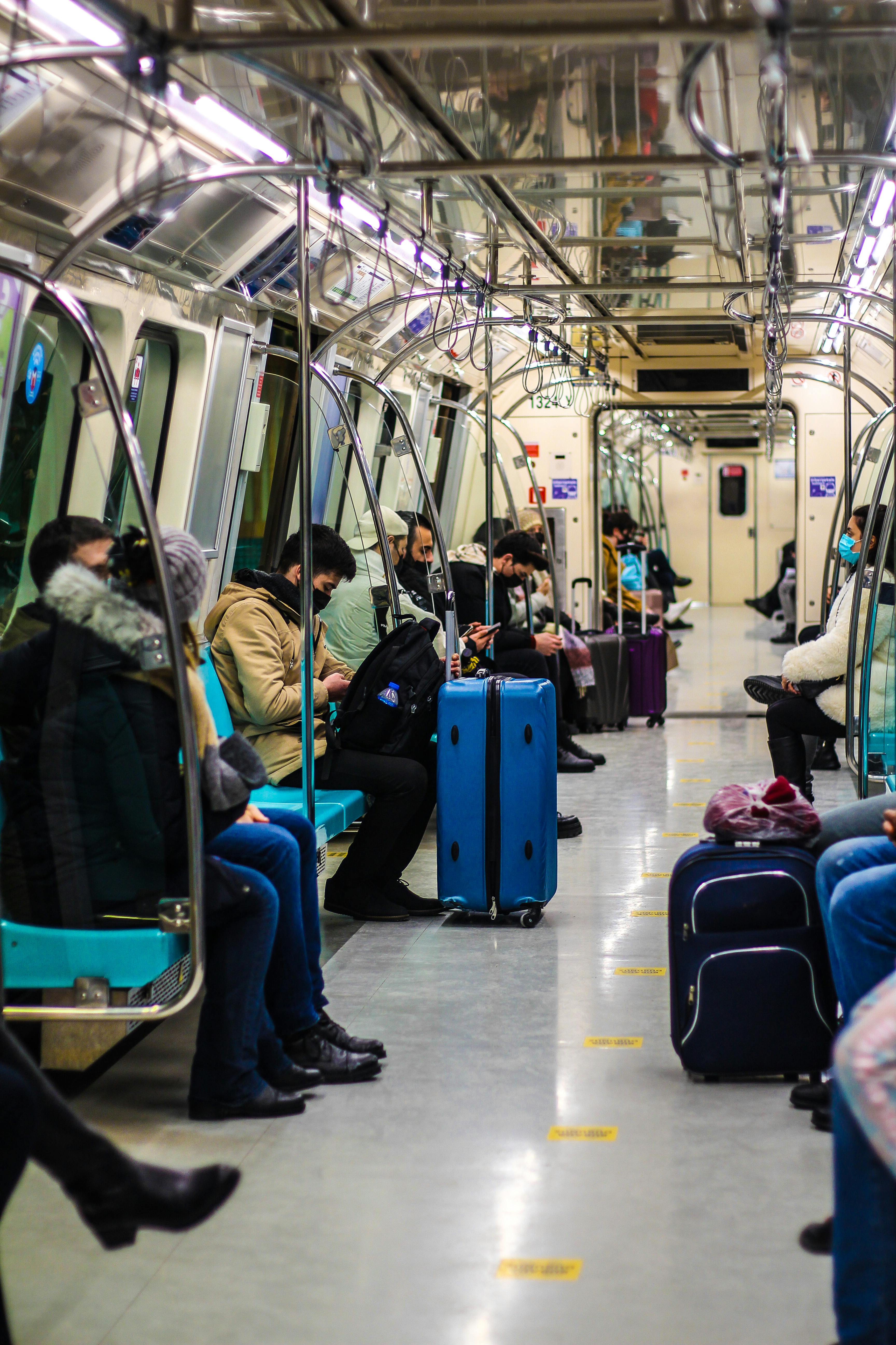 People Sitting in a Train · Free Stock Photo