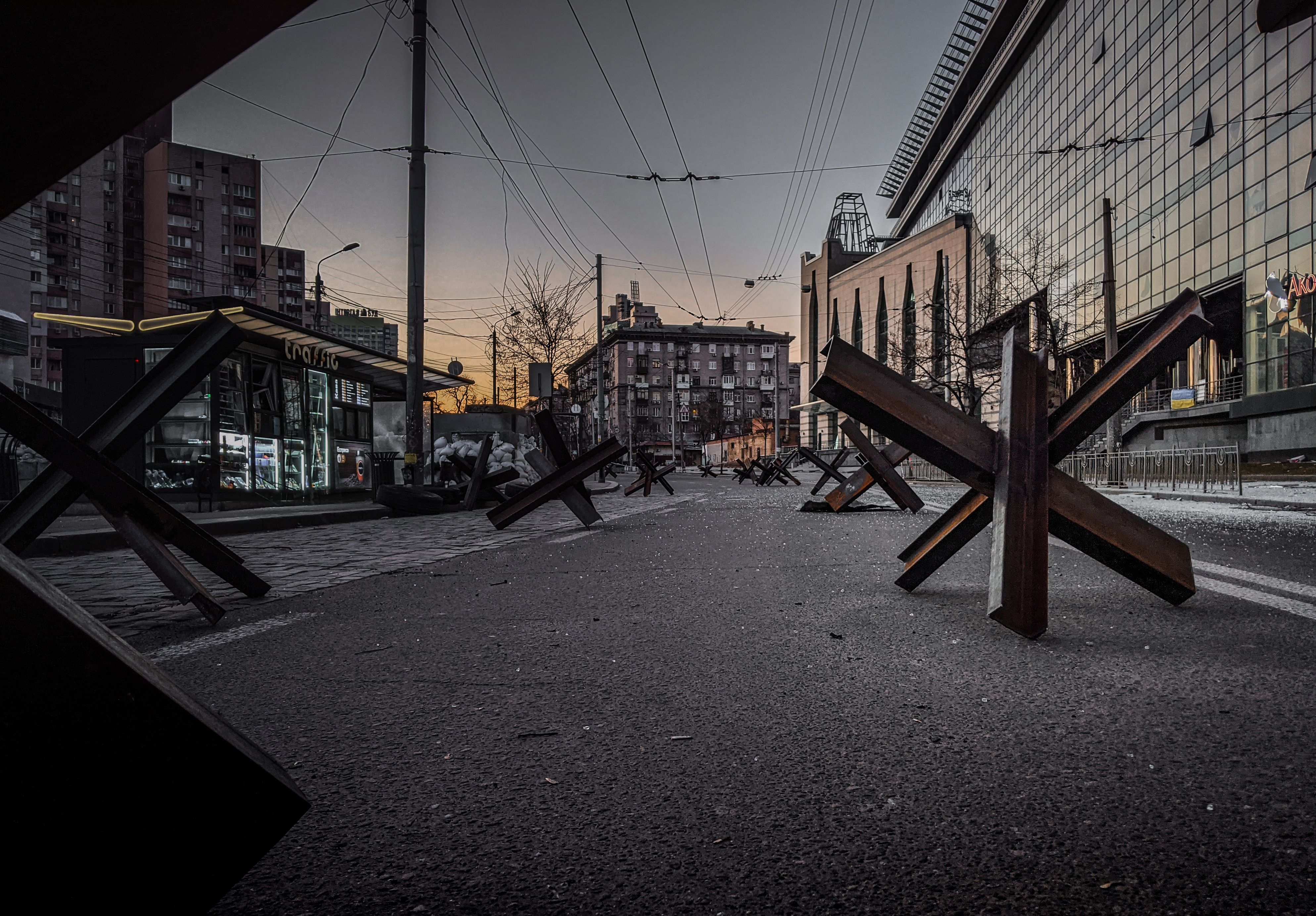 City Street Full Destroyed Elements and Rubbish · Free Stock Photo