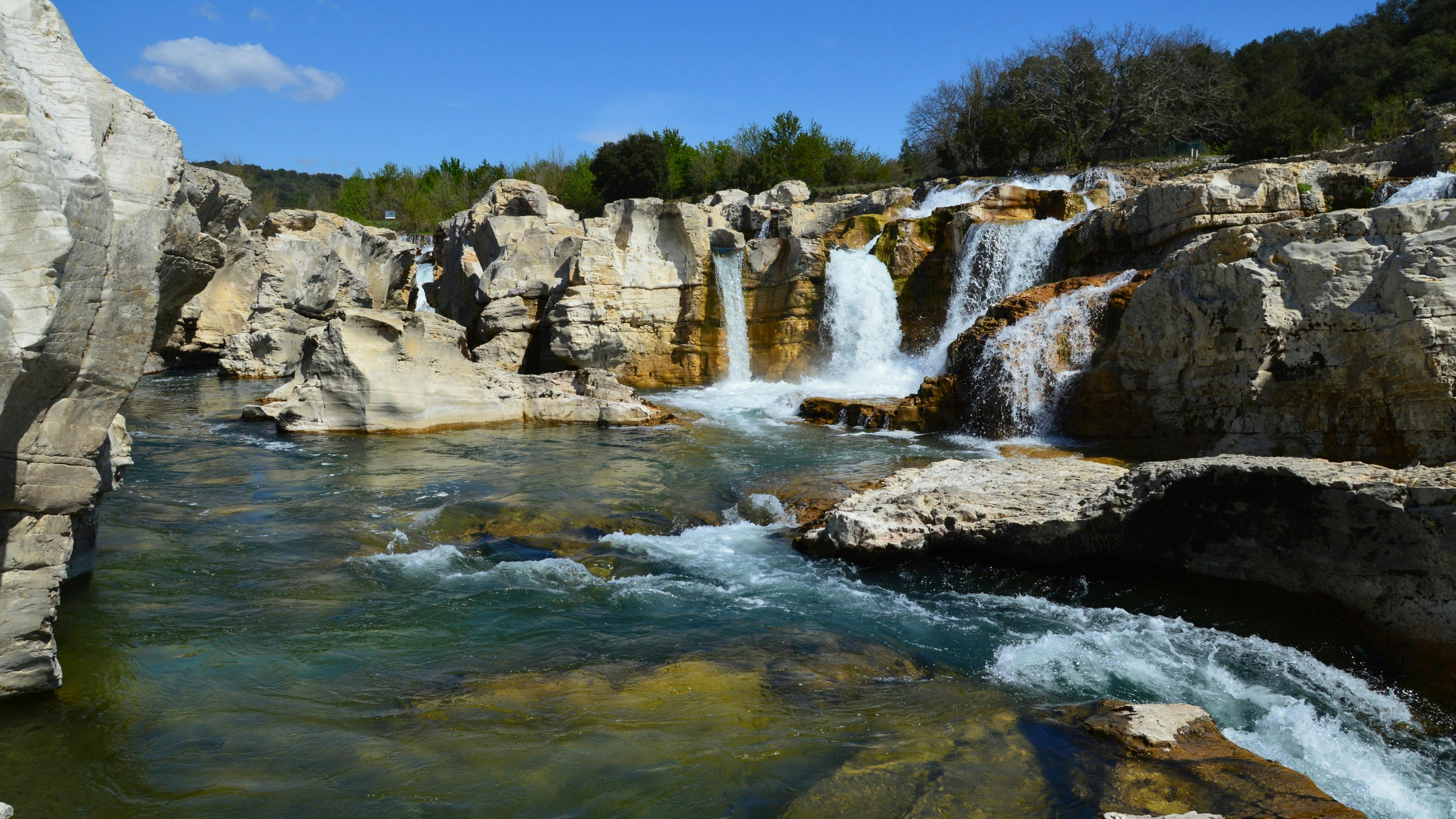 Waterfalls on Cliffs in Nature · Free Stock Photo