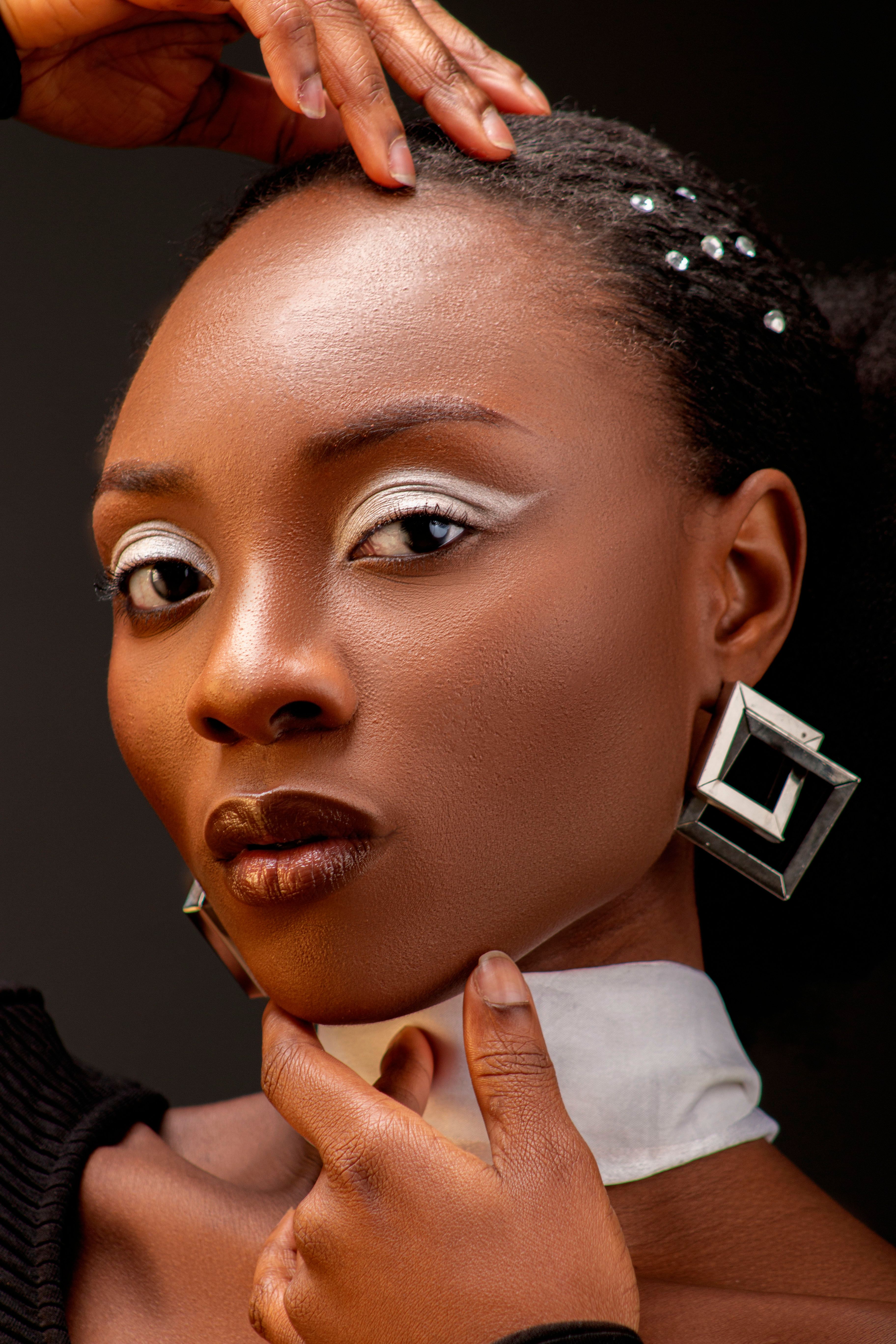 Model Wearing Glamour Lipstick · Free Stock Photo