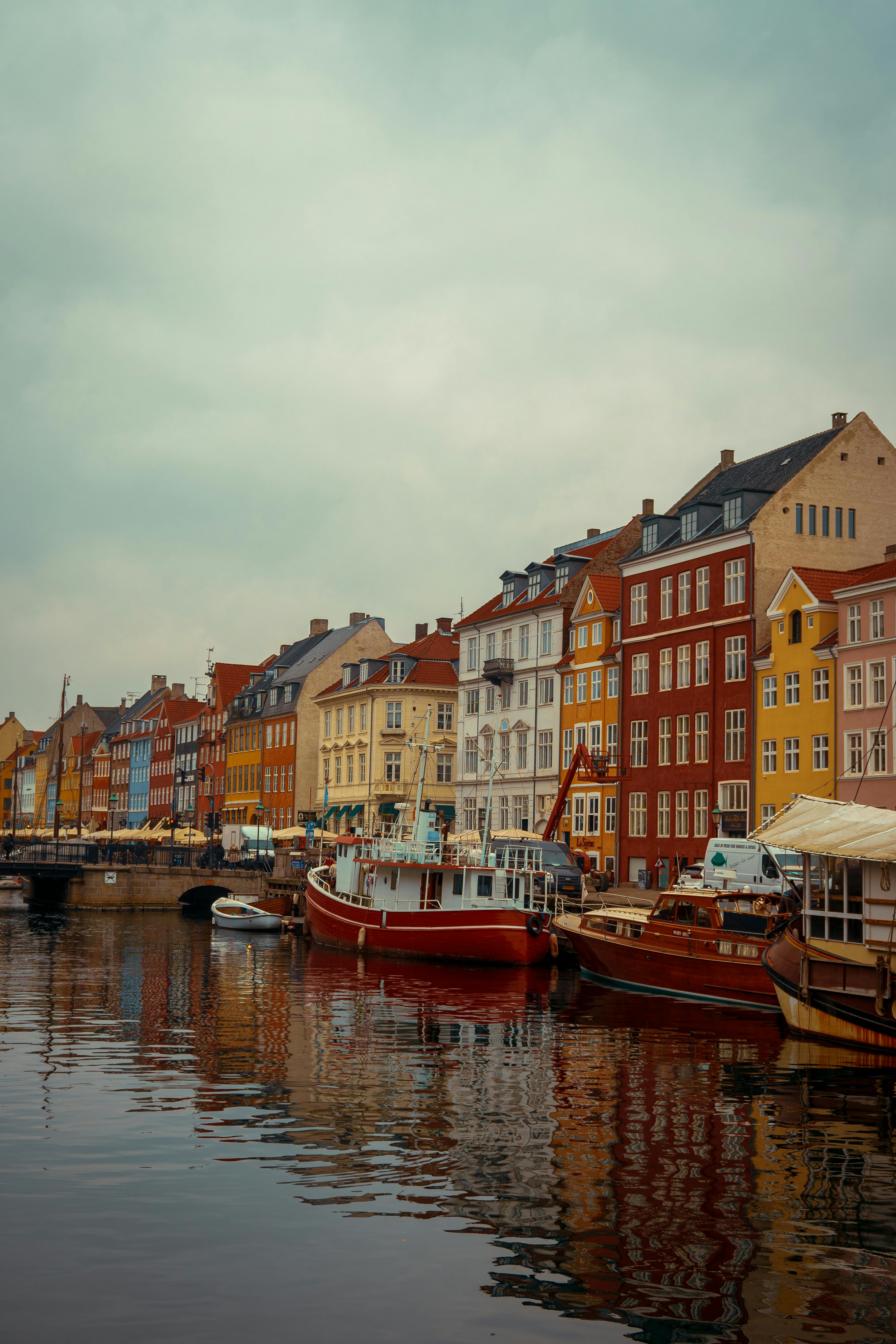 Nyhavn Canal in Copenhagen Denmark · Free Stock Photo