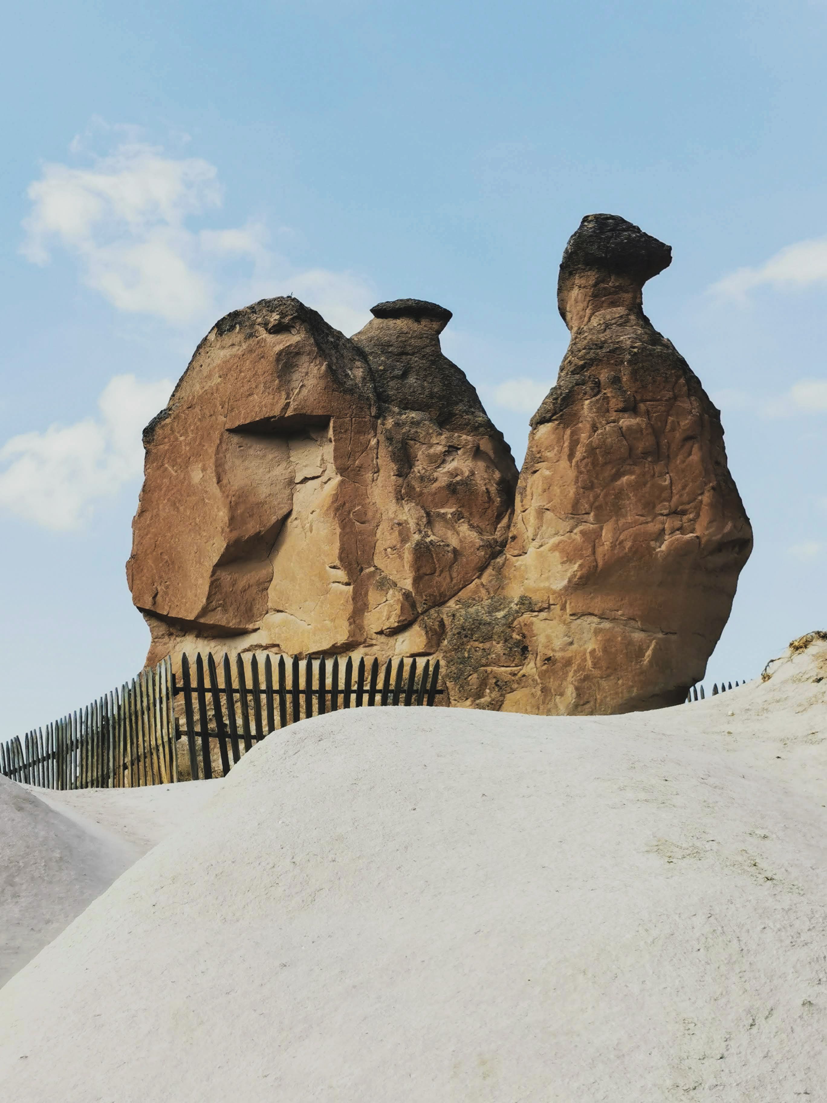 Person Touching a Rock · Free Stock Photo
