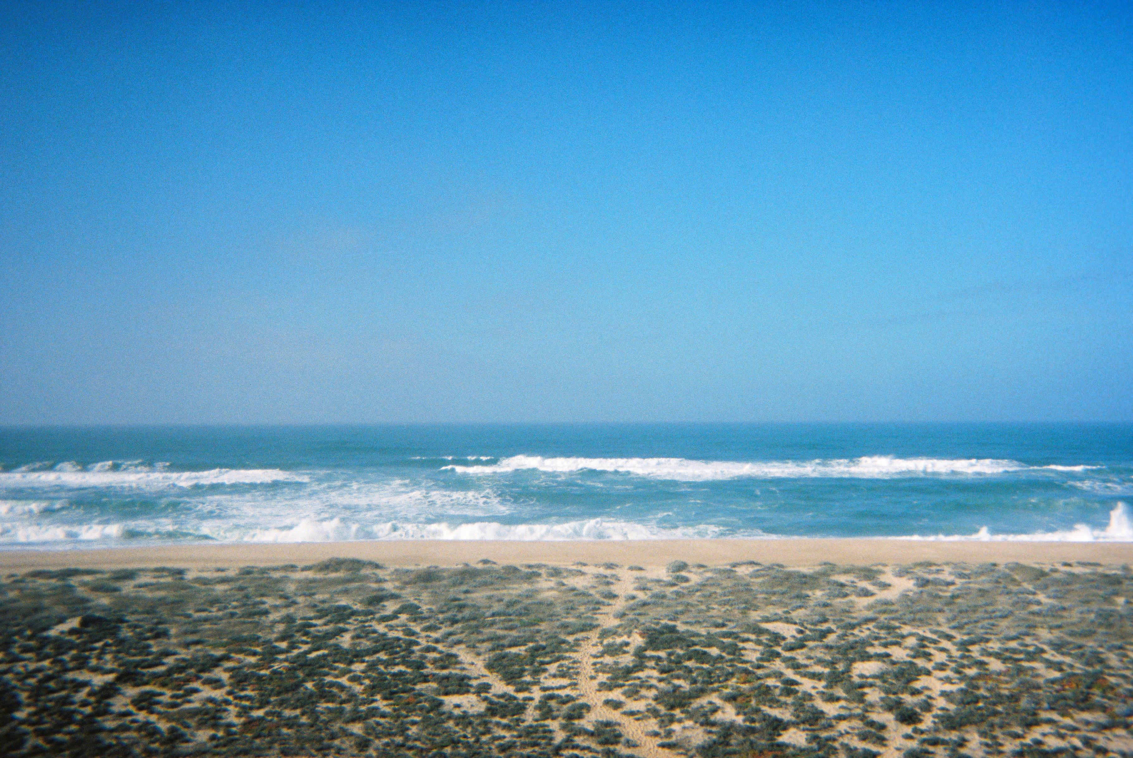 Photo of the Beach Under a Blue Sky · Free Stock Photo