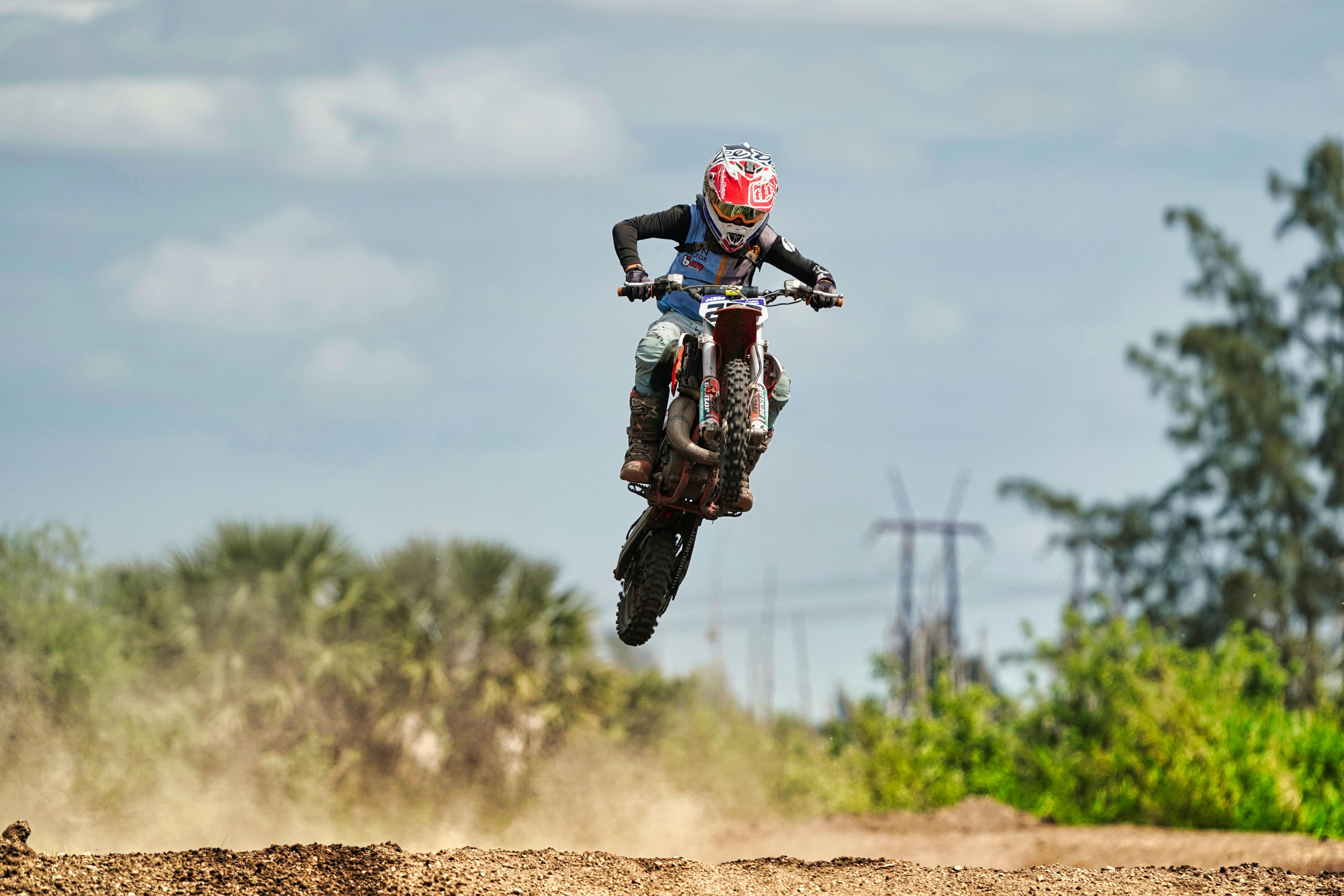 Person Riding a Motorcycle · Free Stock Photo