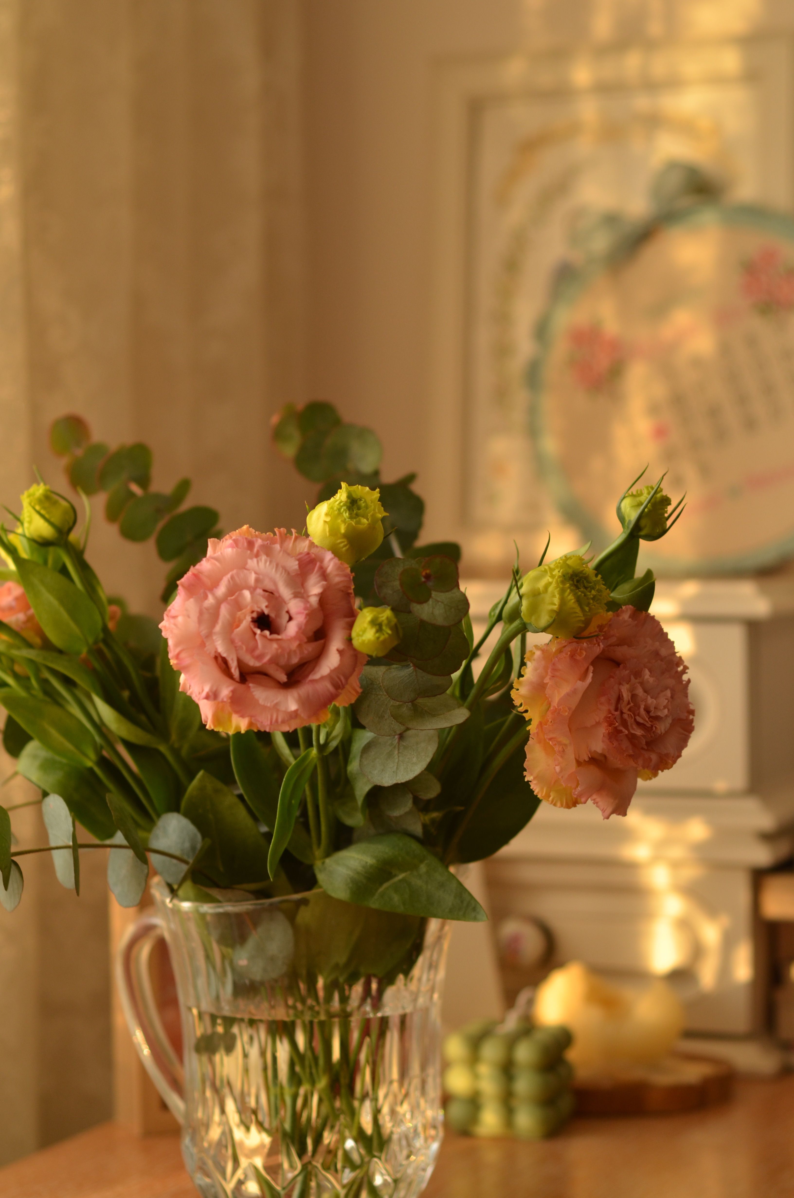 A Flowers in the Glass Vase · Free Stock Photo