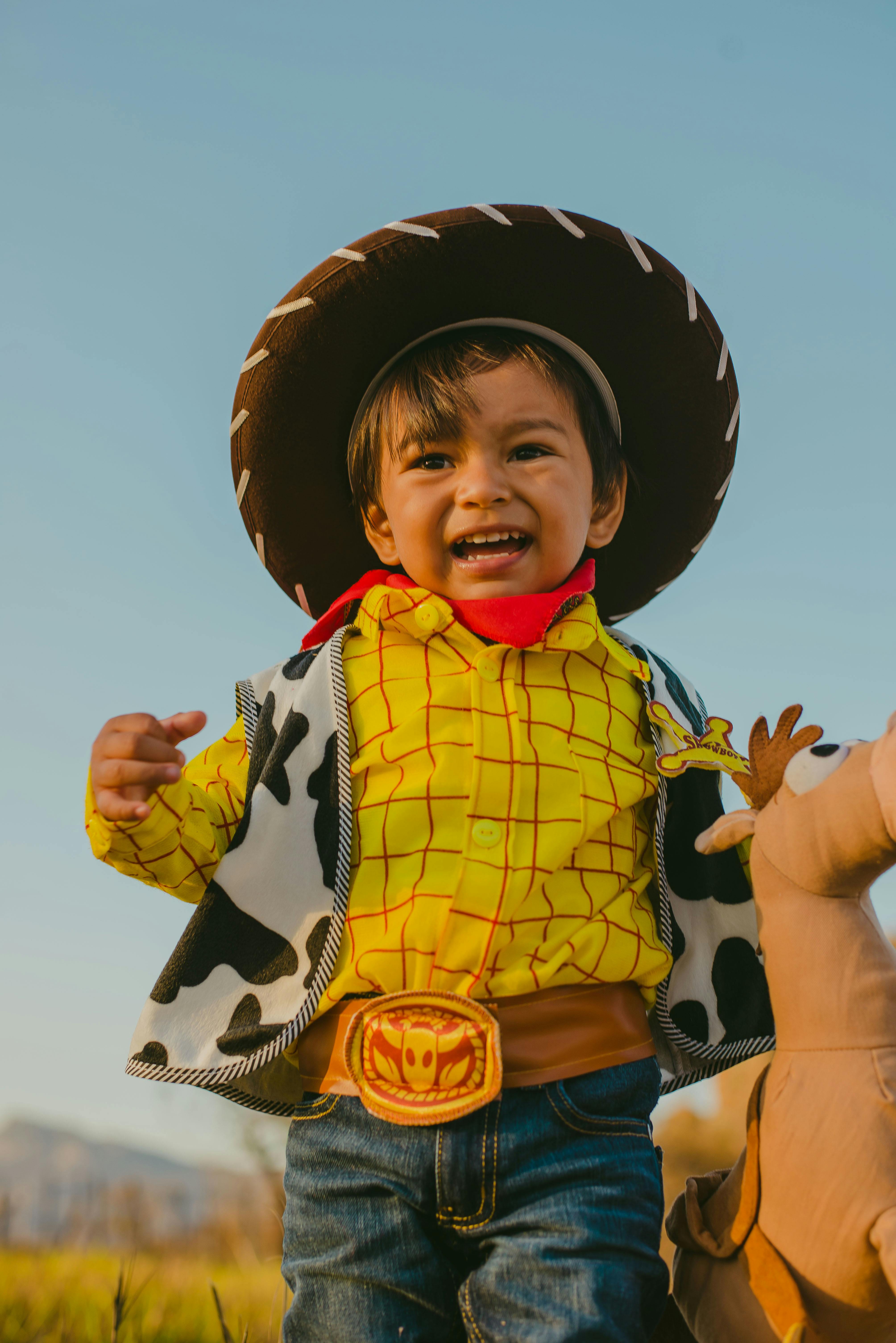 Little Boy Screaming and Labrador Dog Laying Outside · Free Stock Photo