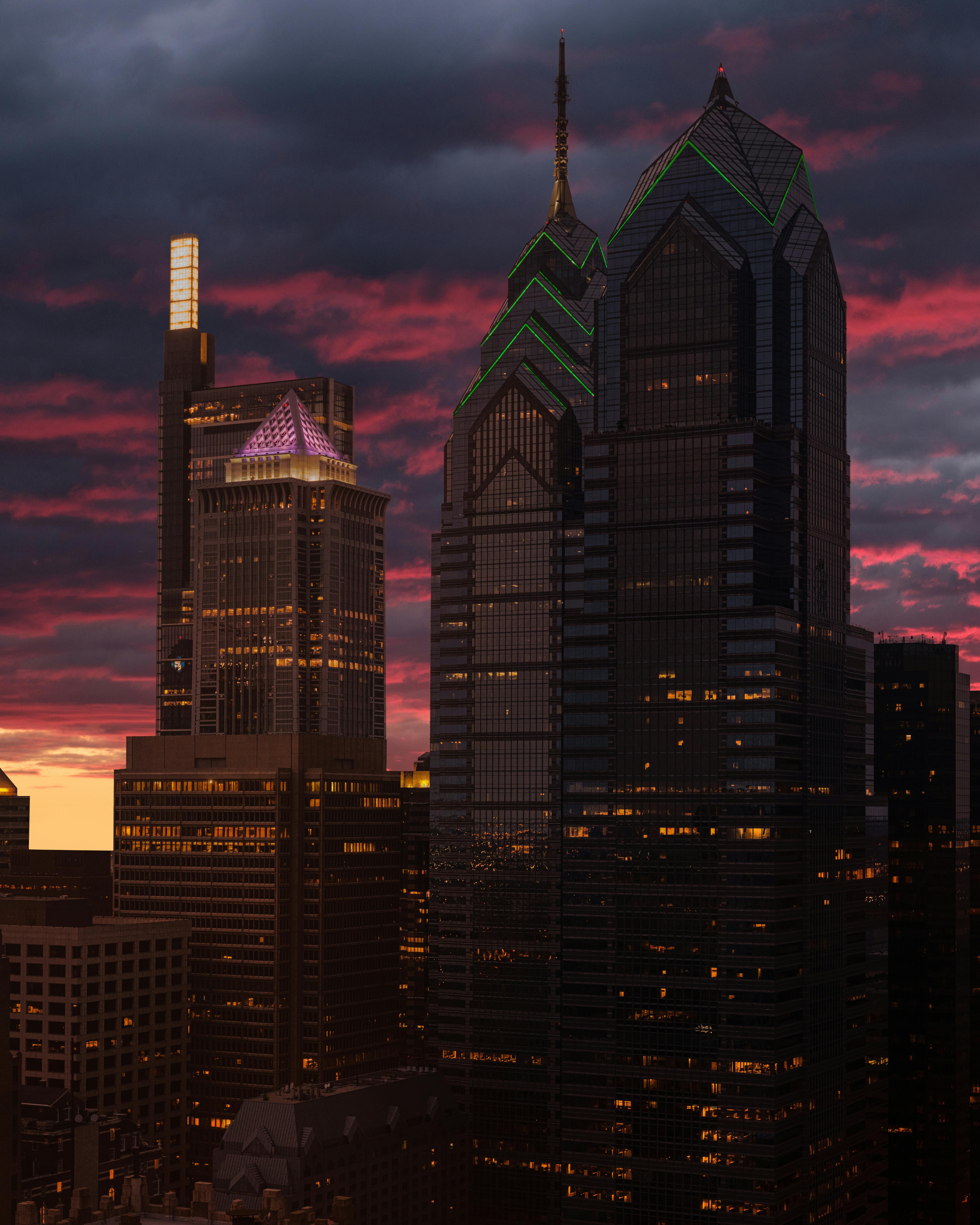 High Rise Buildings in the City during Sunset · Free Stock Photo