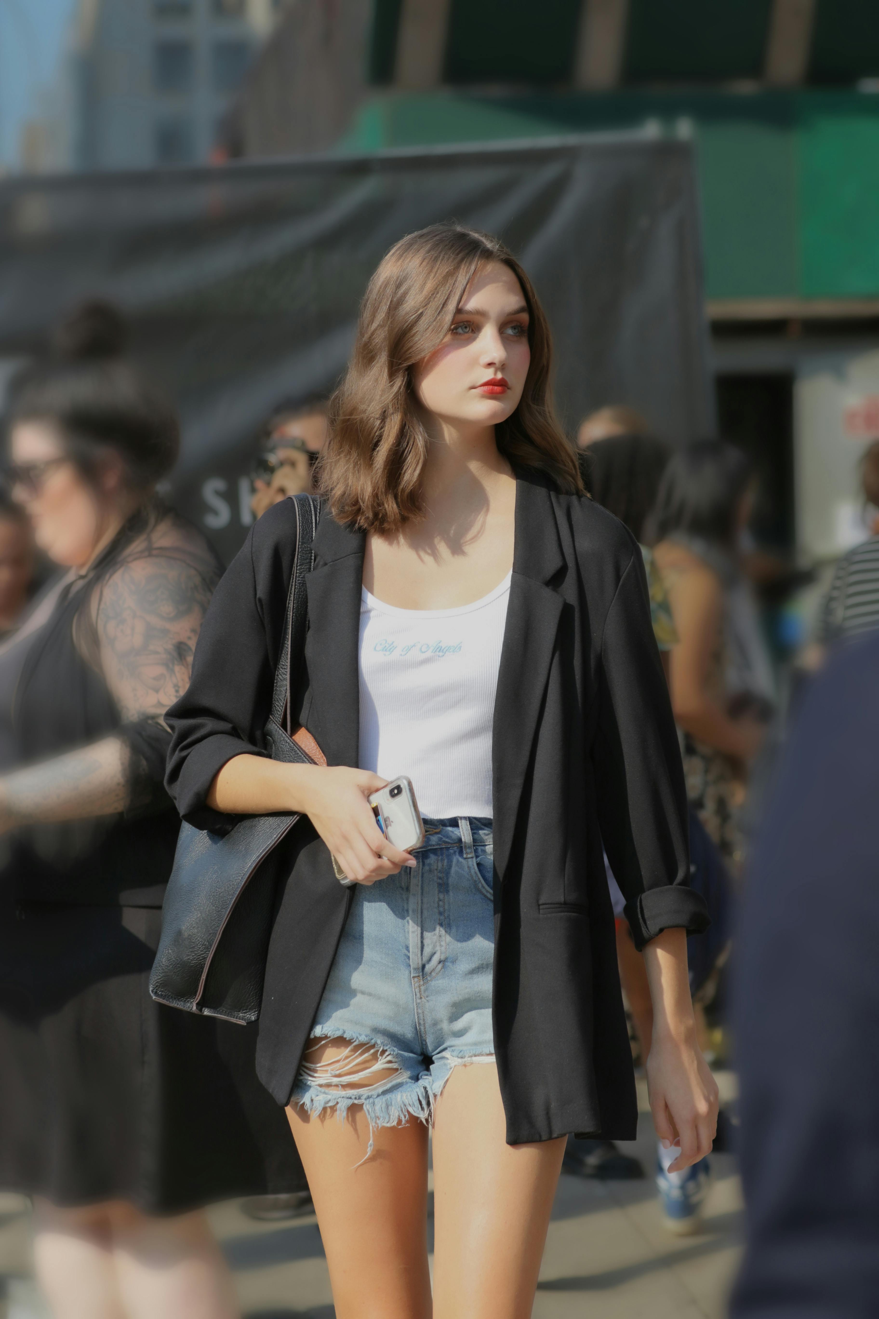 Beautiful Woman in White Tank Top · Free Stock Photo