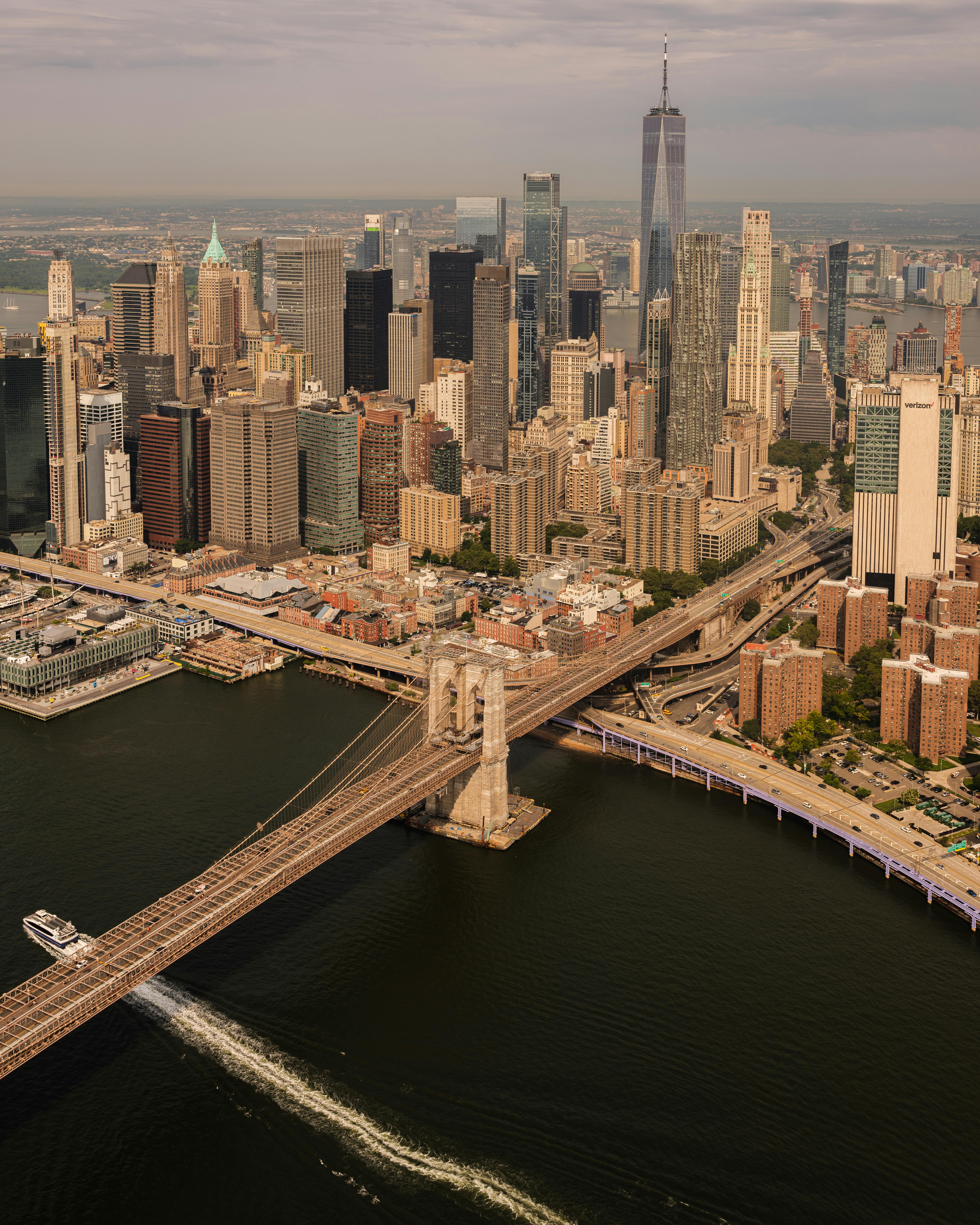 Aerial Photography of High Rise Buildings in New York City · Free Stock ...