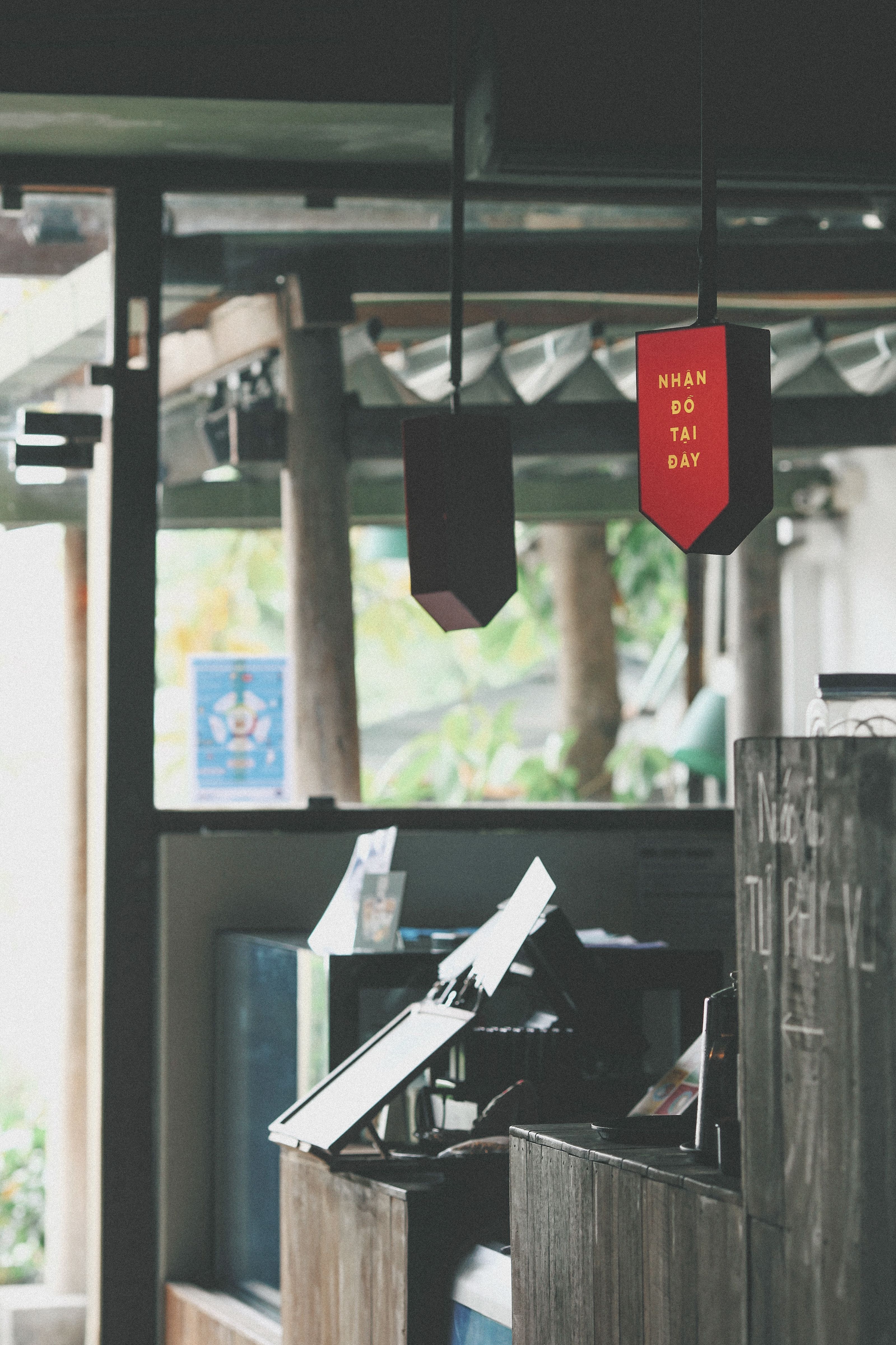 The Entrance of a Café · Free Stock Photo