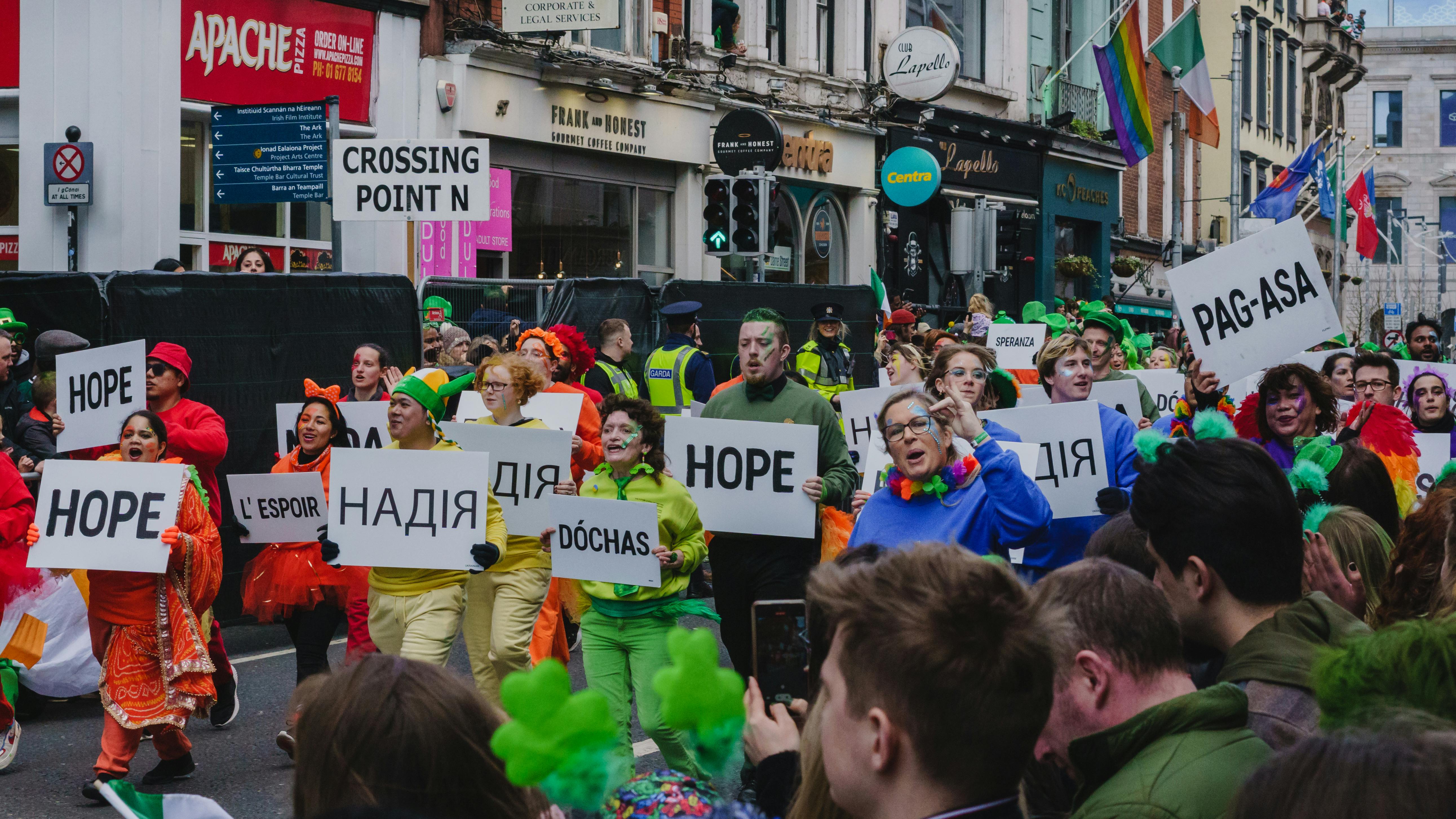 People Protesting on the Street · Free Stock Photo