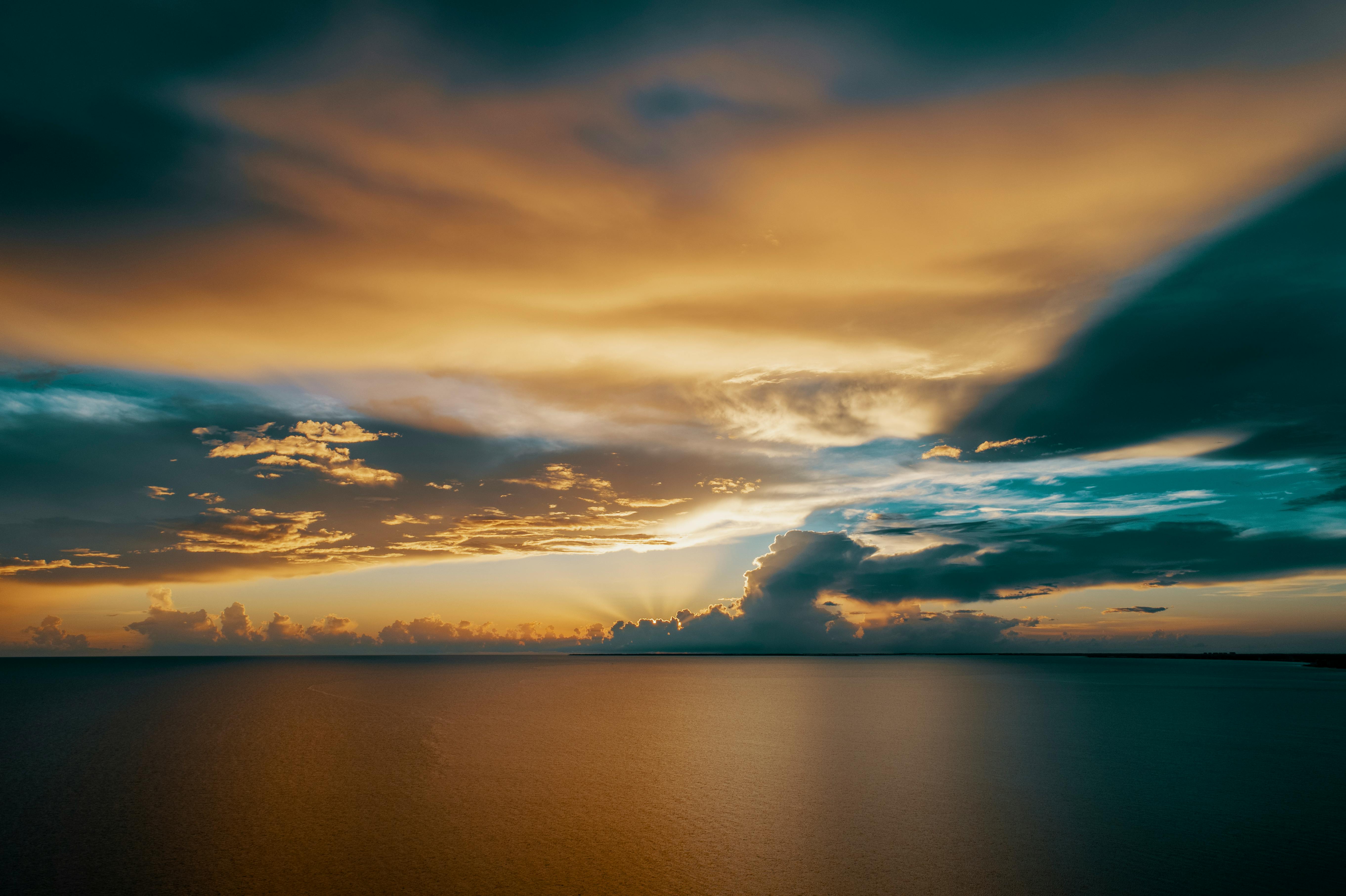 Photo of a Nimbus Clouds during Sunset · Free Stock Photo