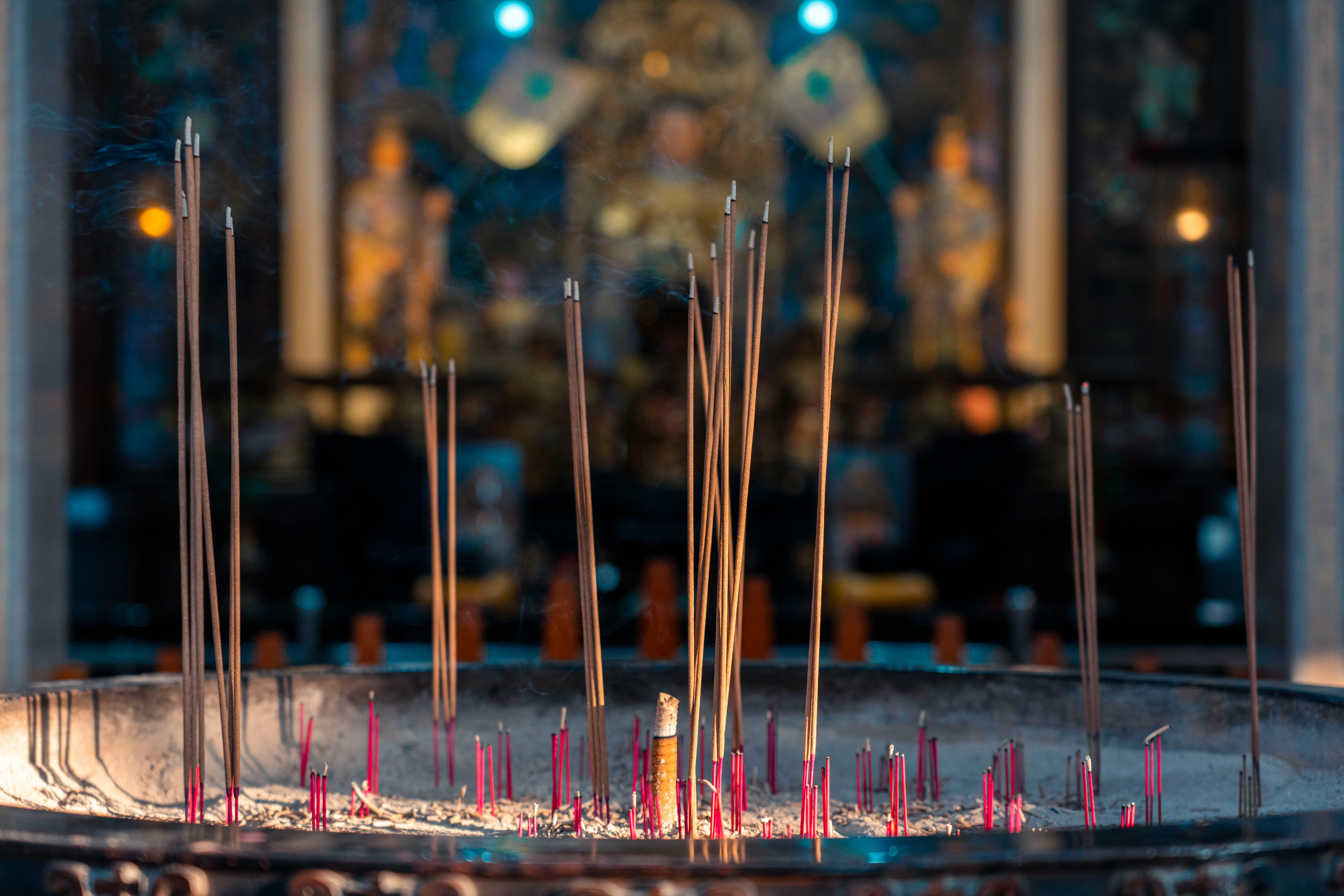 Burning Incense at Festival · Free Stock Photo