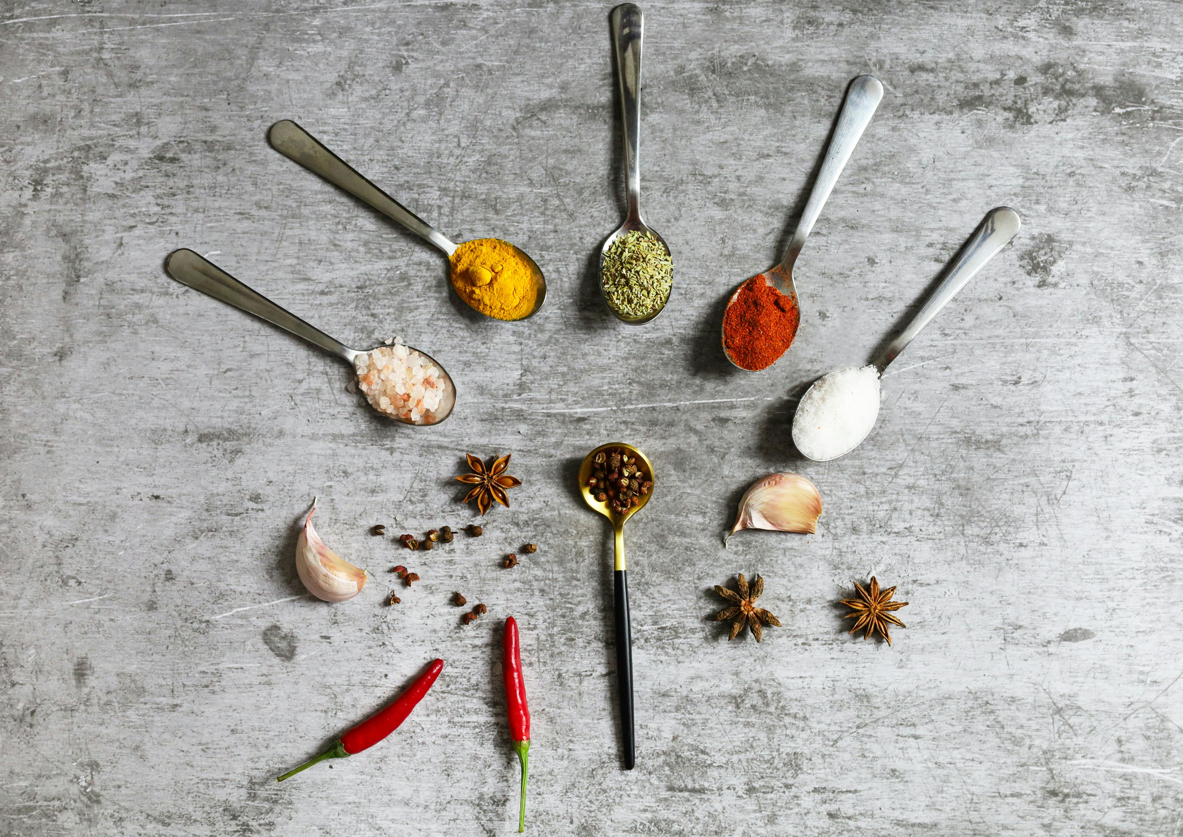 Spoons Full of Spices · Free Stock Photo