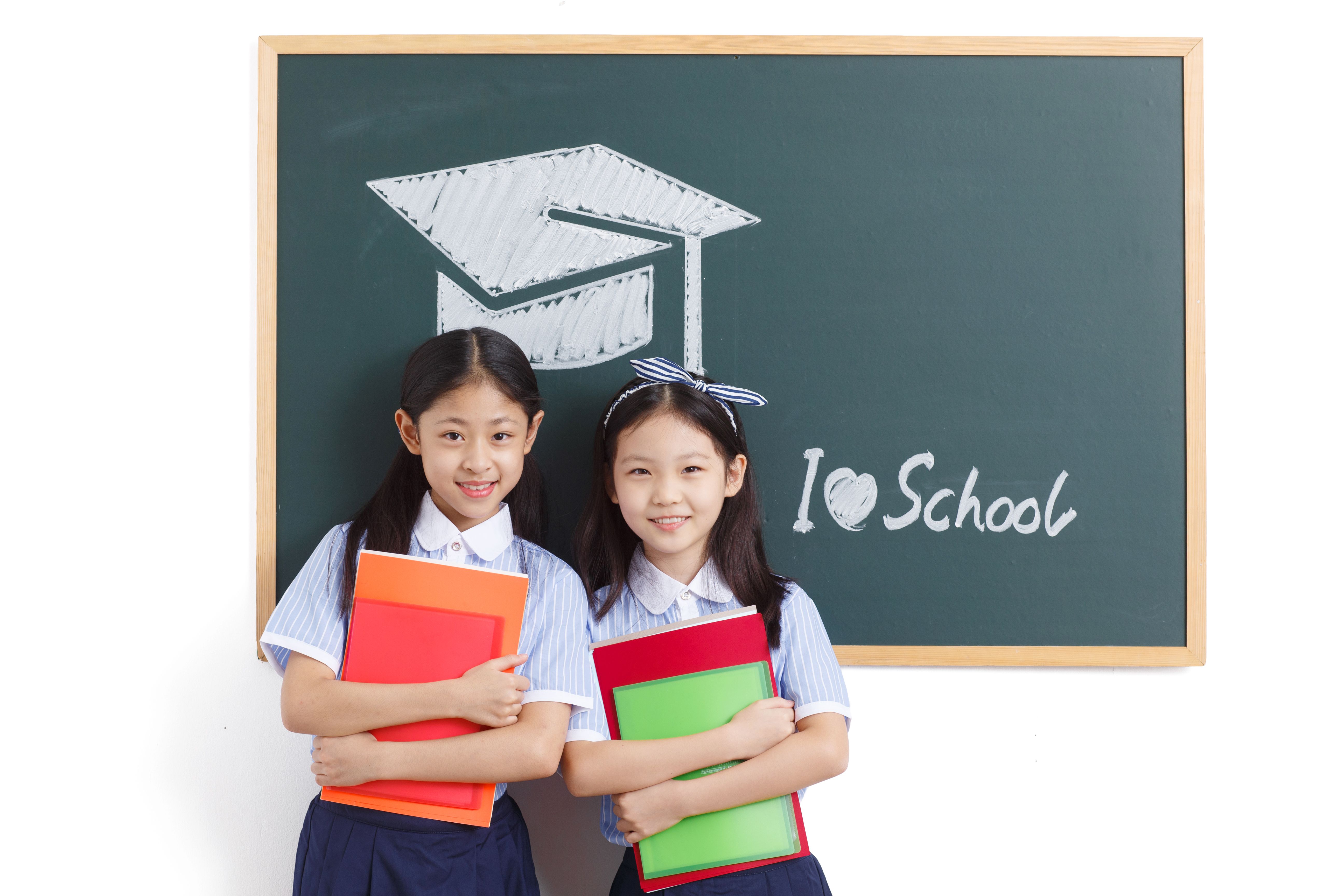 Two Girls in the Classroom · Free Stock Photo