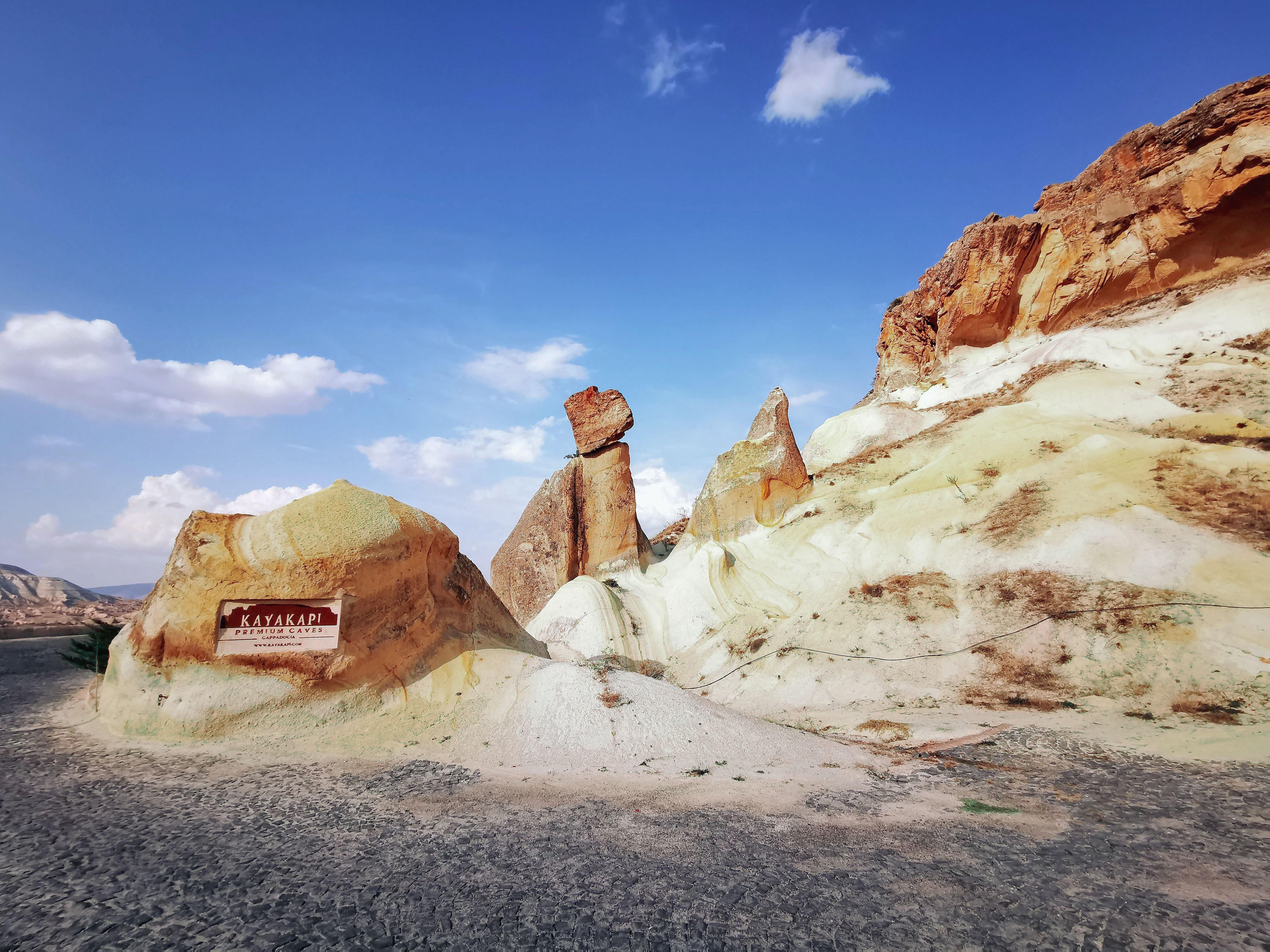 Eroded Sandstone Formations in Desert · Free Stock Photo