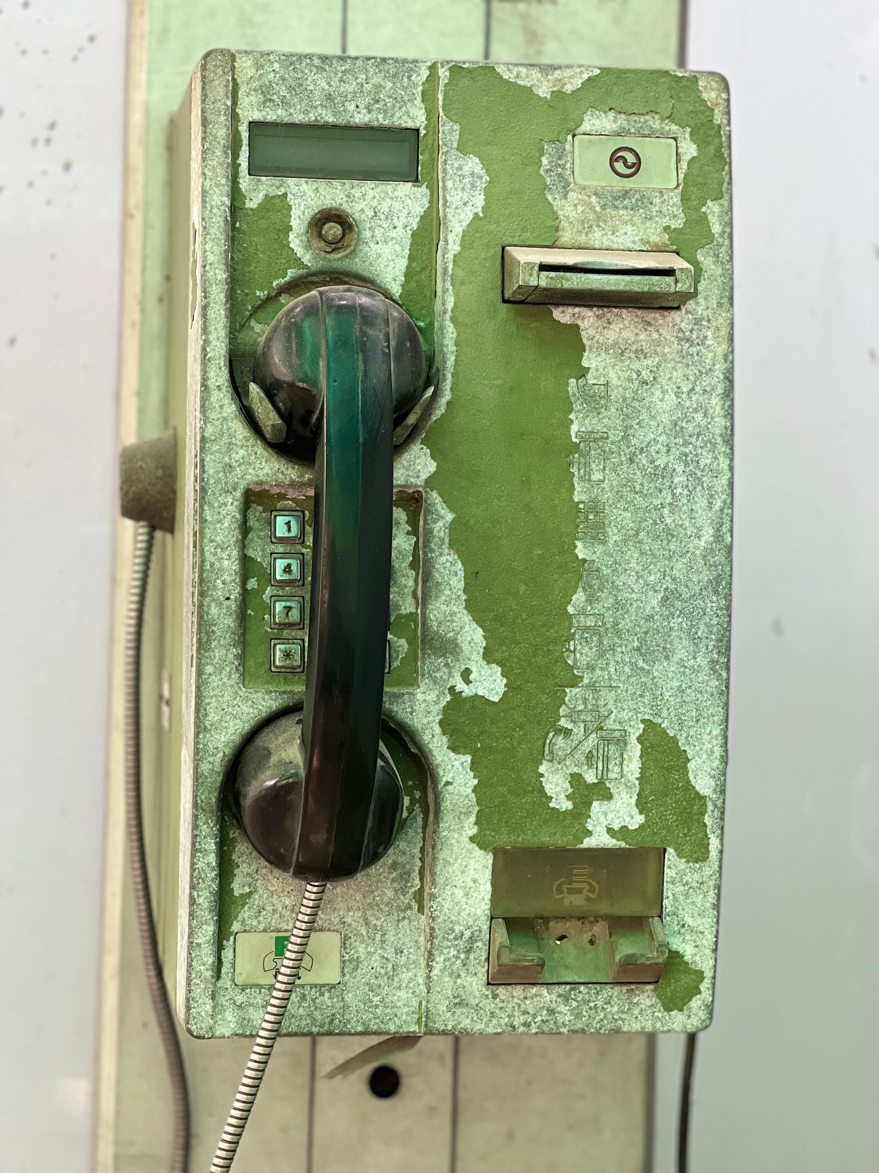 A Close-Up Shot of a Payphone · Free Stock Photo