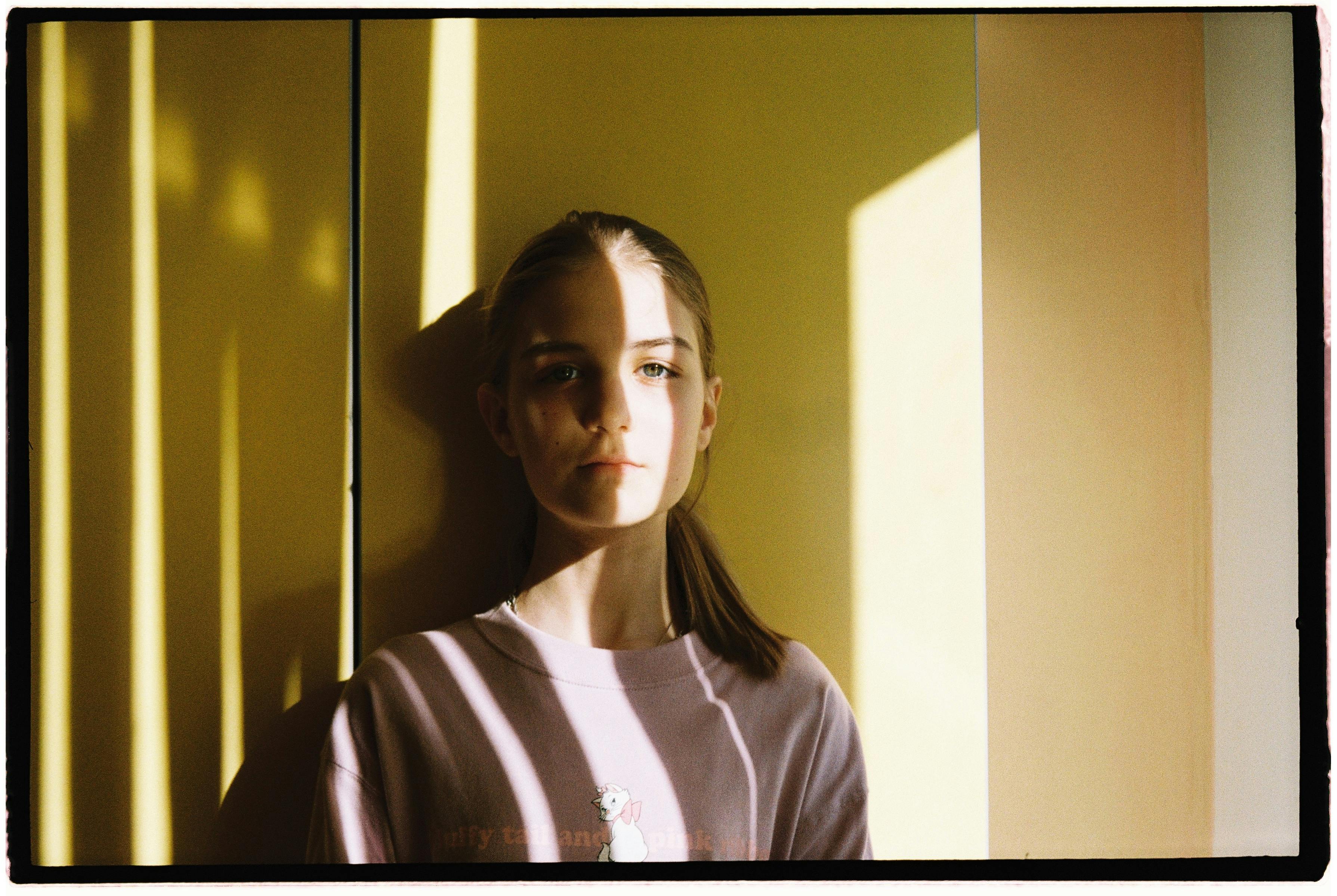 Sunlight on Pretty Girls Face · Free Stock Photo