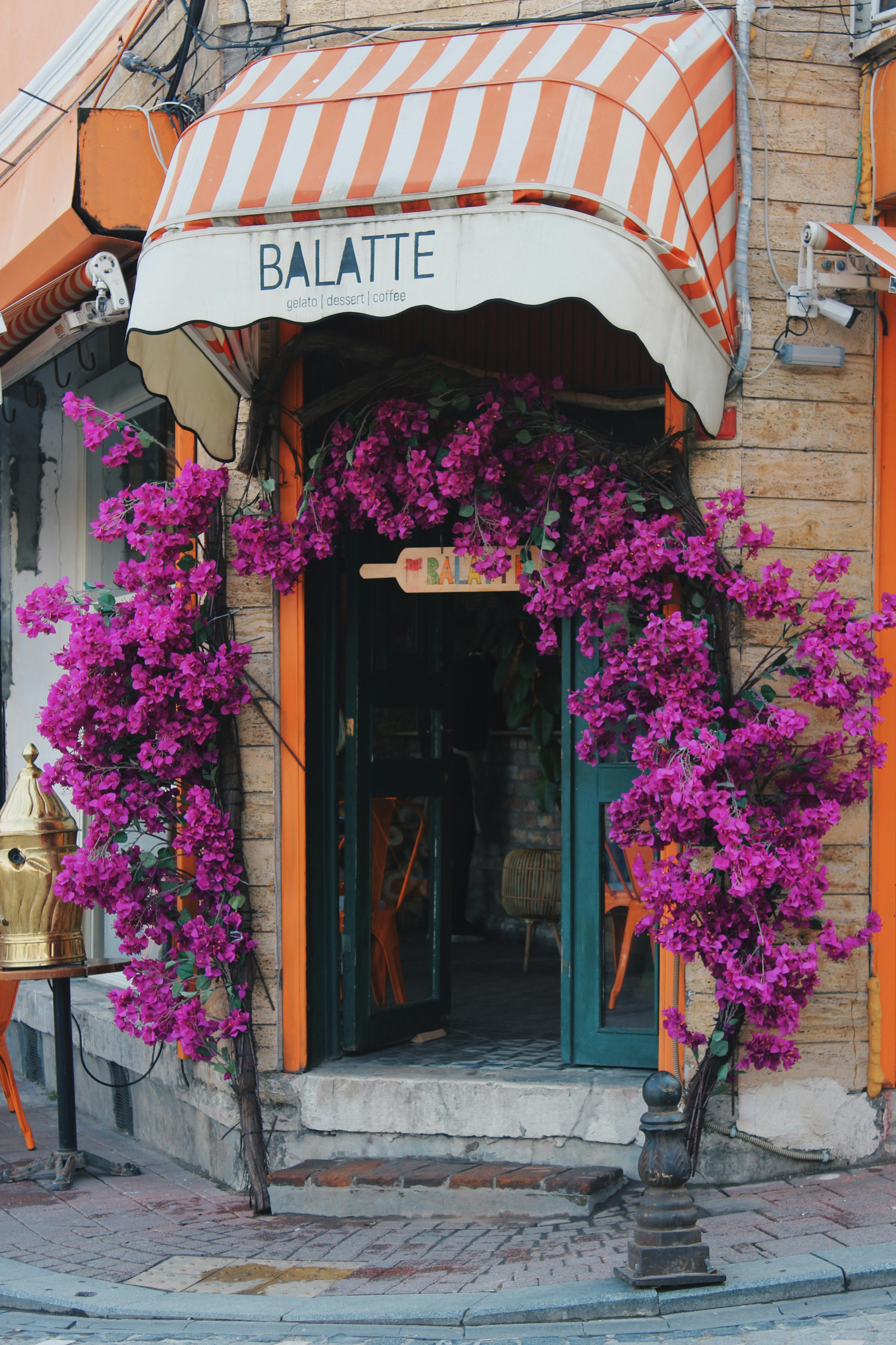 The Entrance of a Café · Free Stock Photo