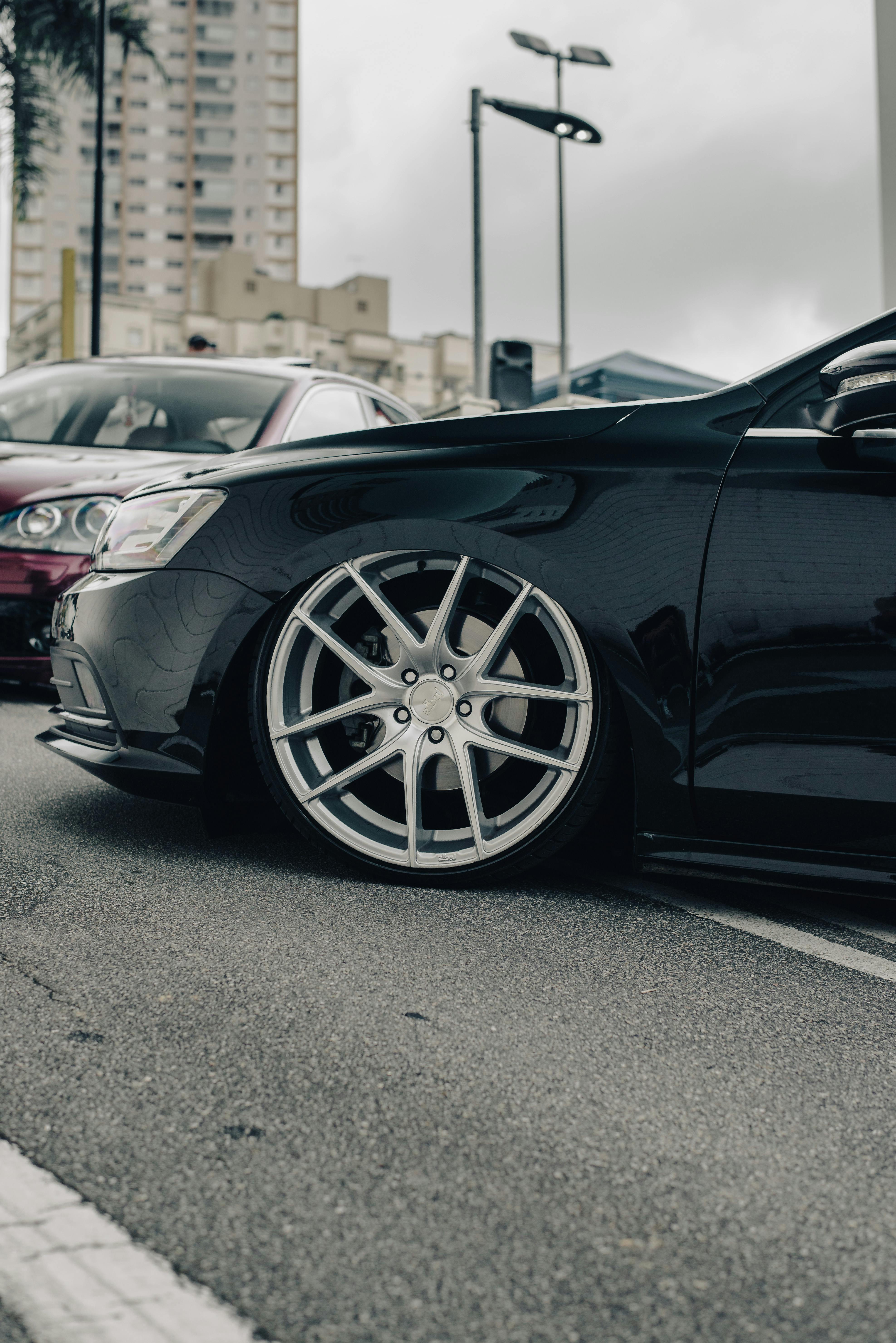 Silver Car With White Mags · Free Stock Photo
