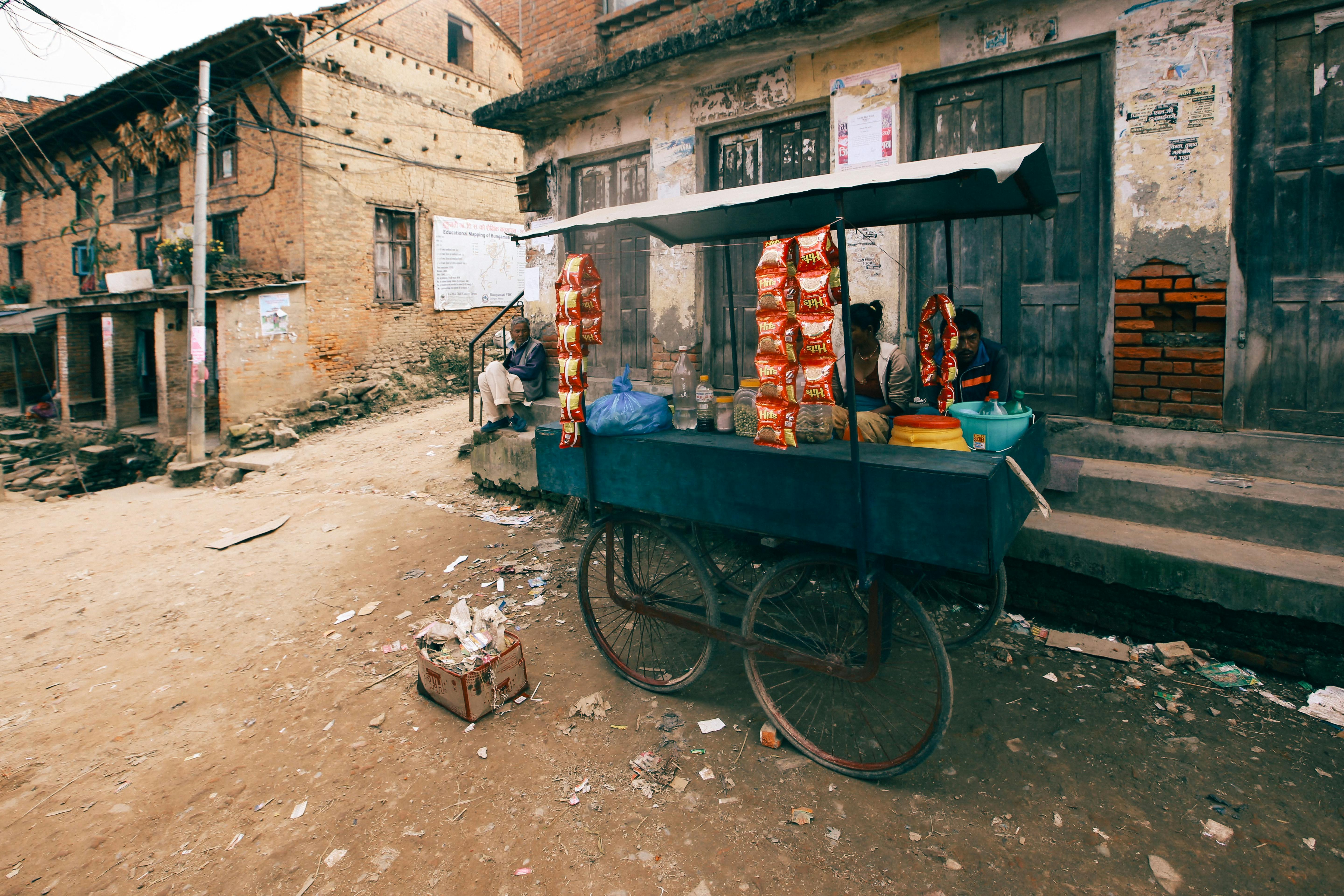 Market Stall on Wheels · Free Stock Photo
