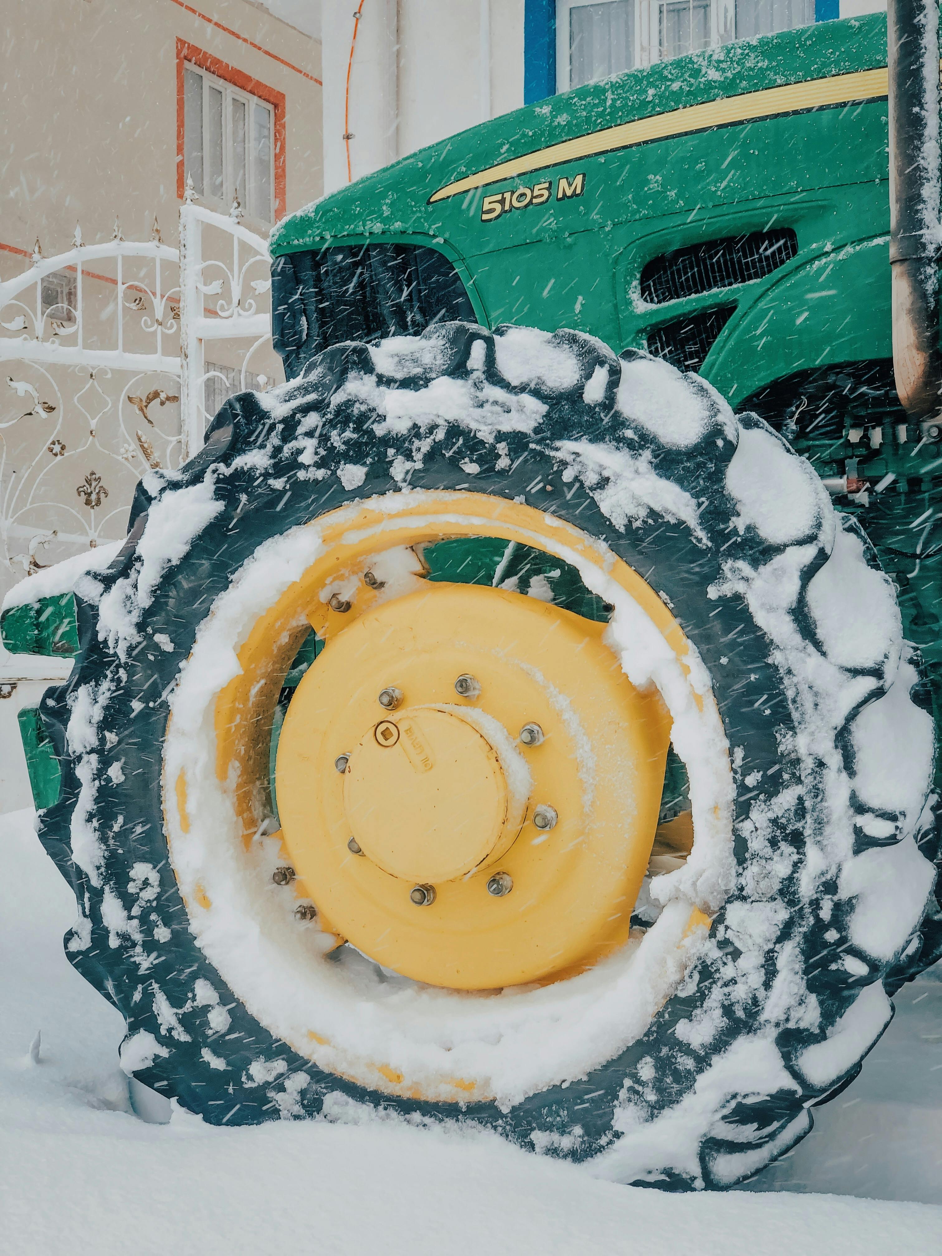 Tractor Covered with Snow · Free Stock Photo