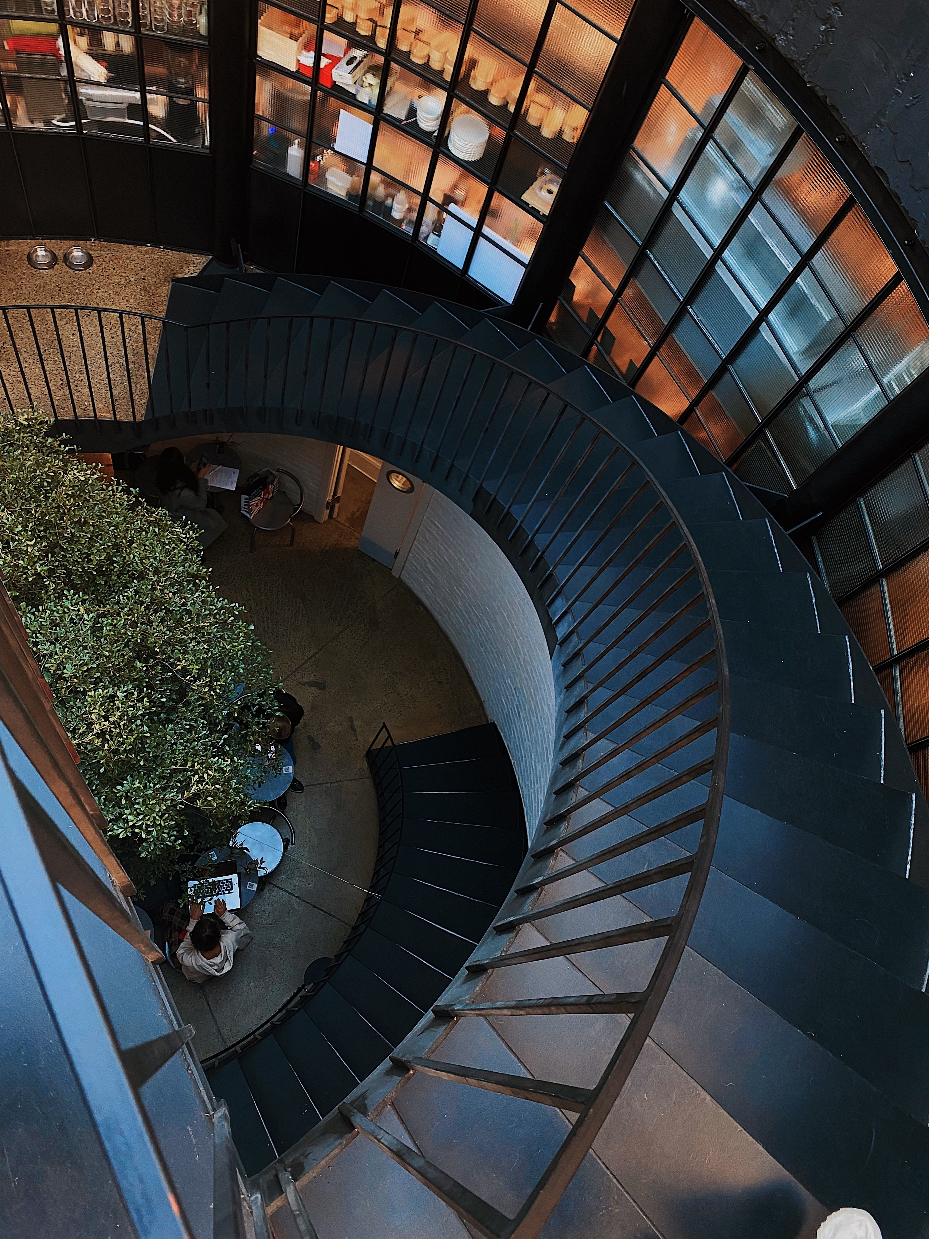 High Angle View of Stairs · Free Stock Photo