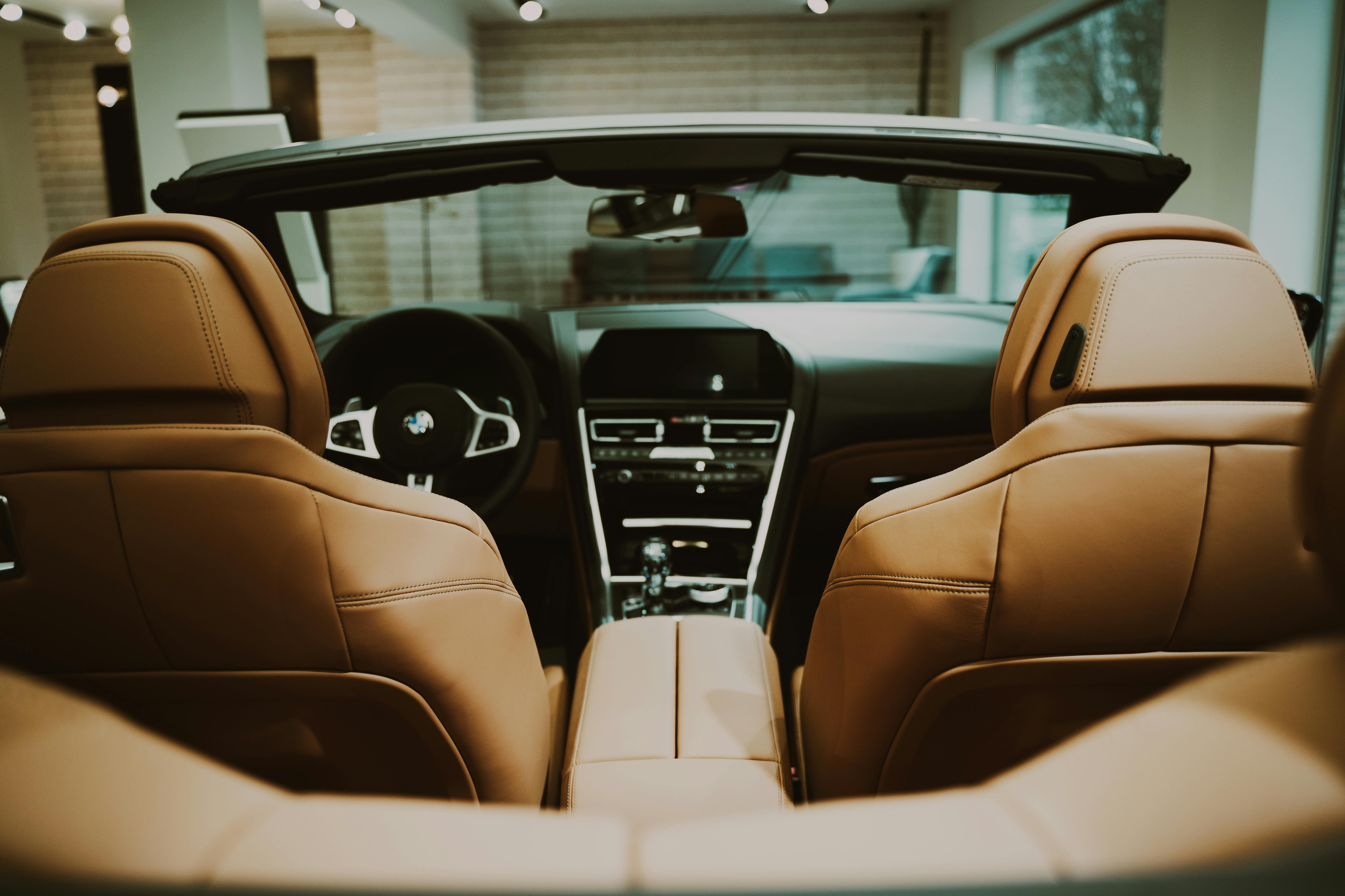 Interior of Convertible · Free Stock Photo