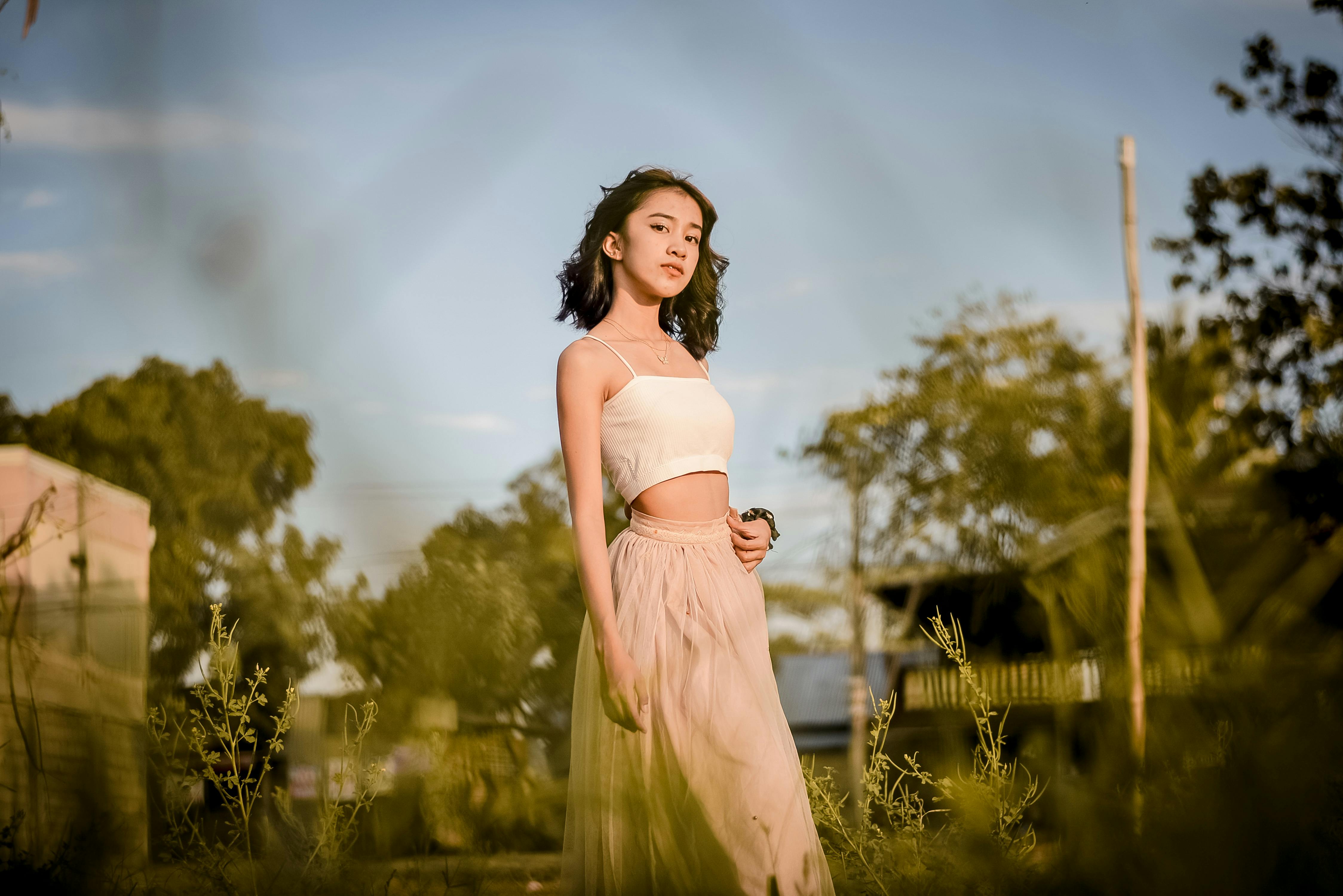 A Beautiful Woman Standing · Free Stock Photo