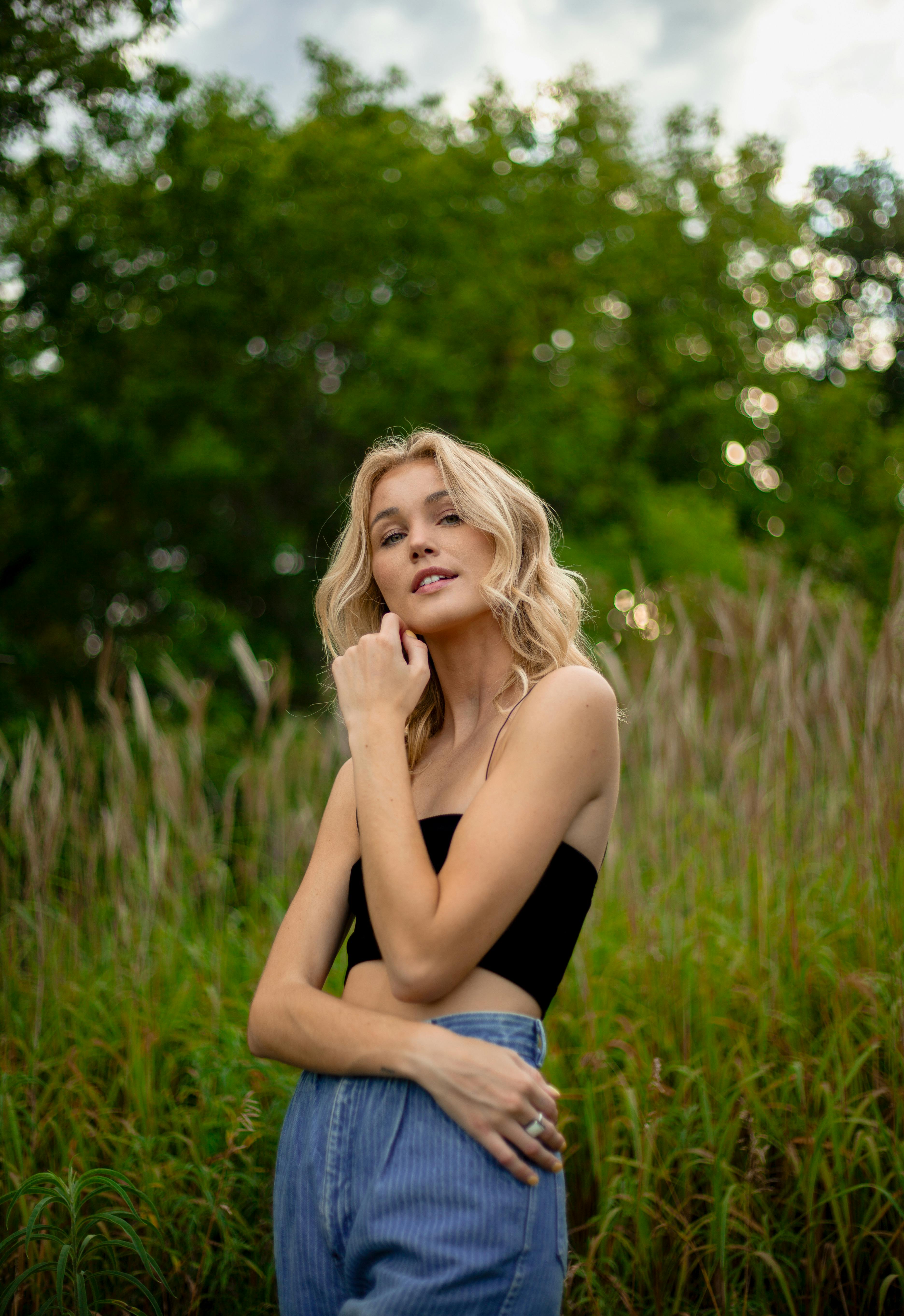 Photo of Woman Wearing Black Tube · Free Stock Photo