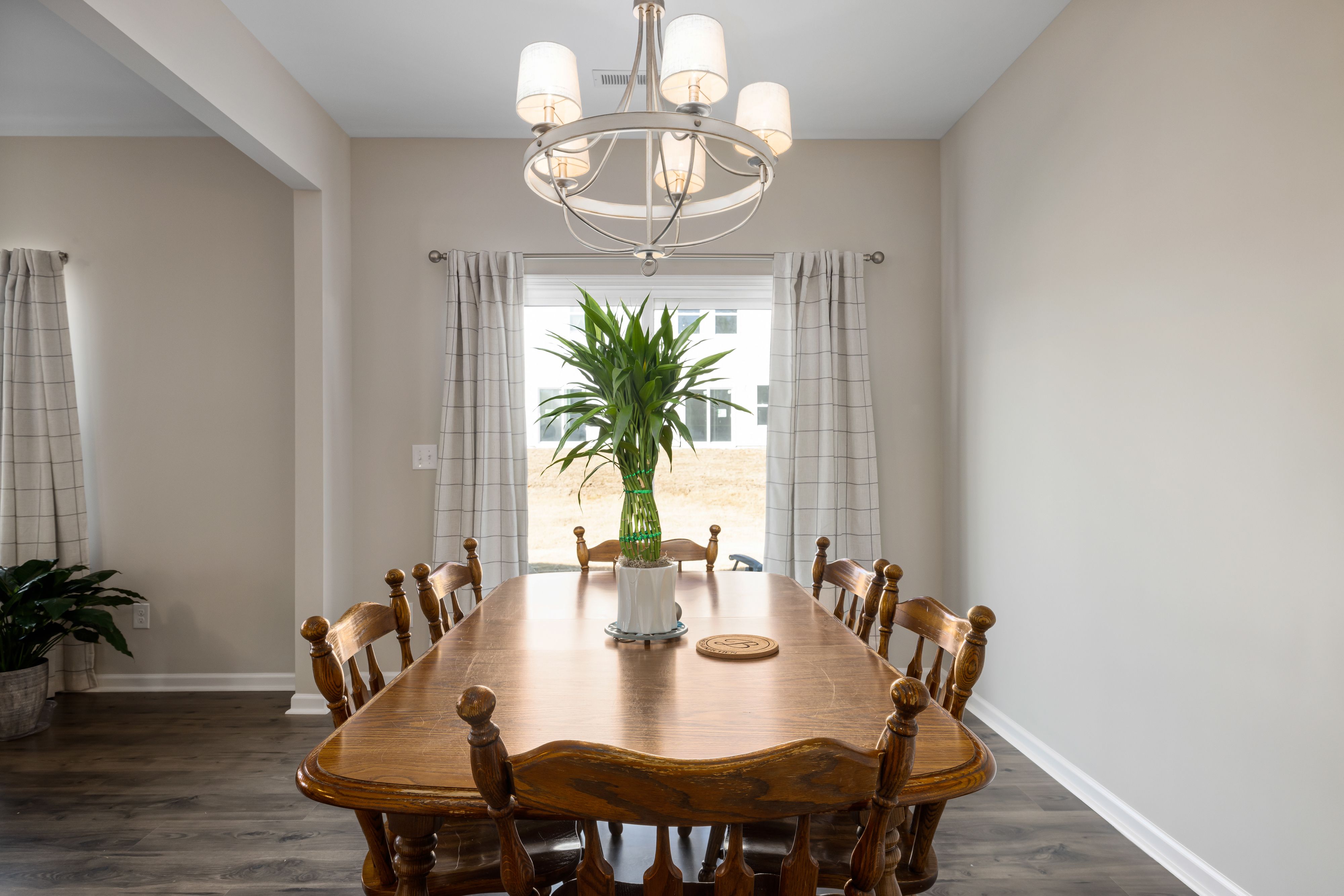 Rectangular Brown Wooden Dining Table and Chairs Set · Free Stock Photo