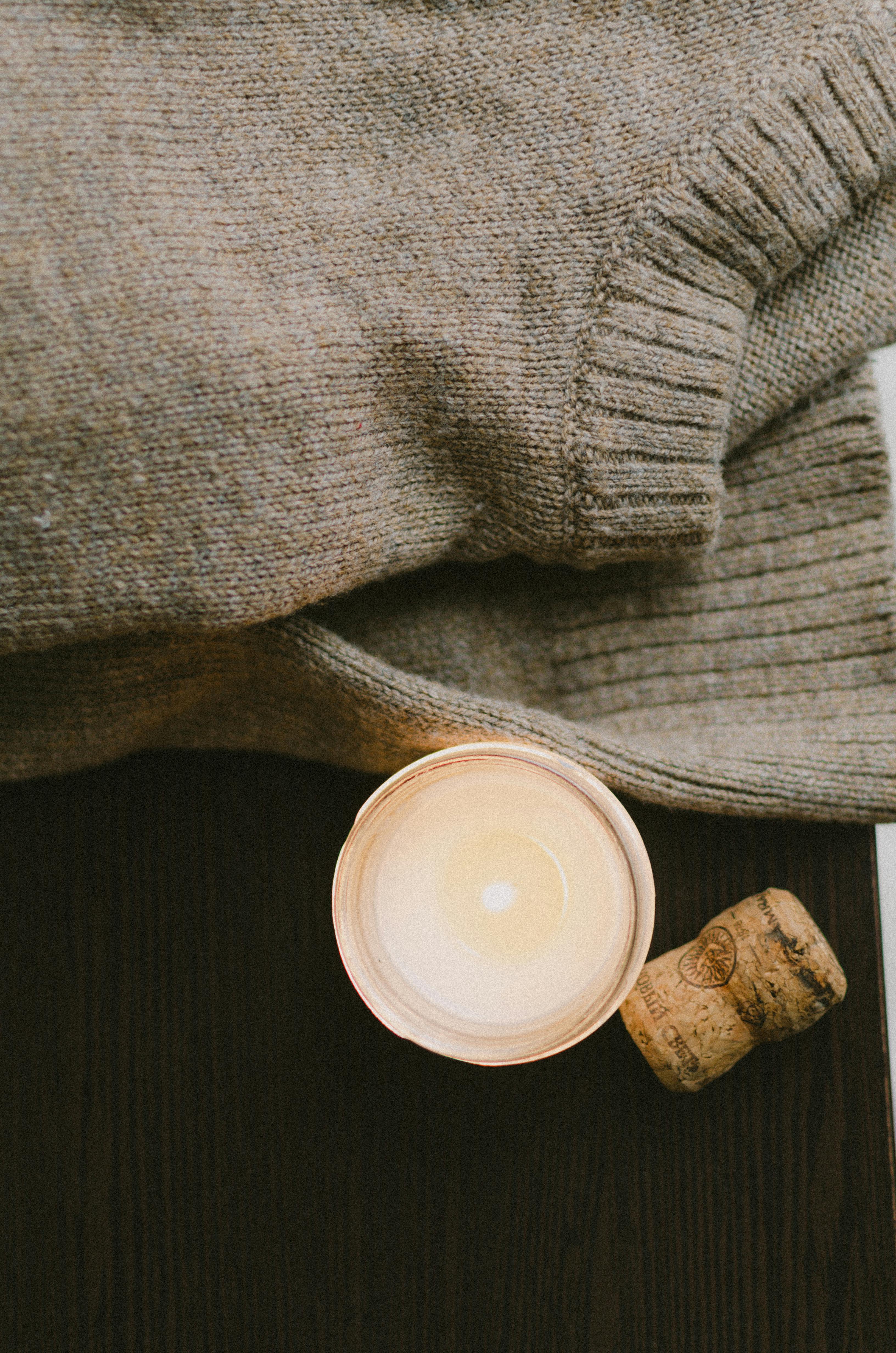 Top View of Lighted Candles · Free Stock Photo