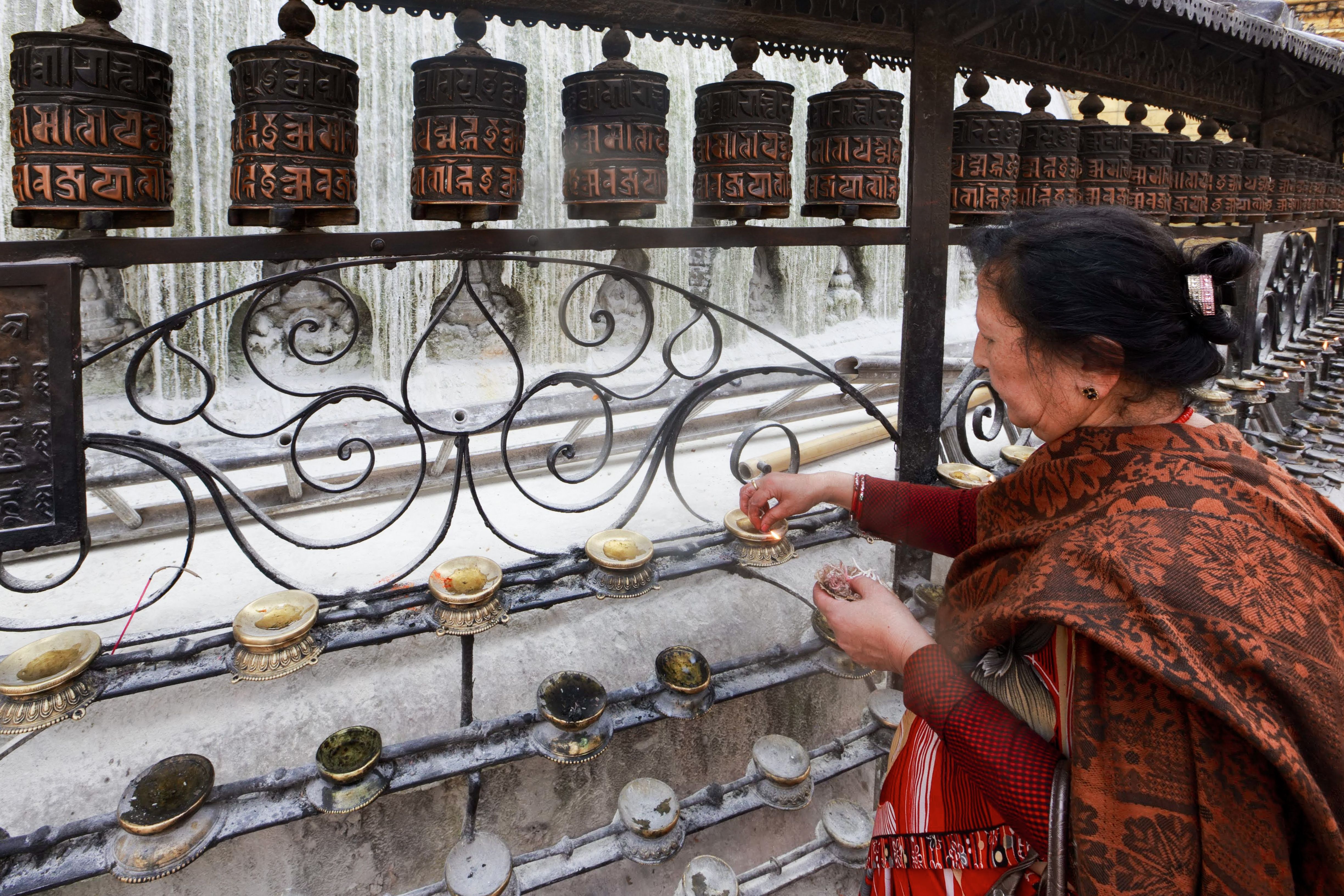 Elderly Woman doing Rituals · Free Stock Photo