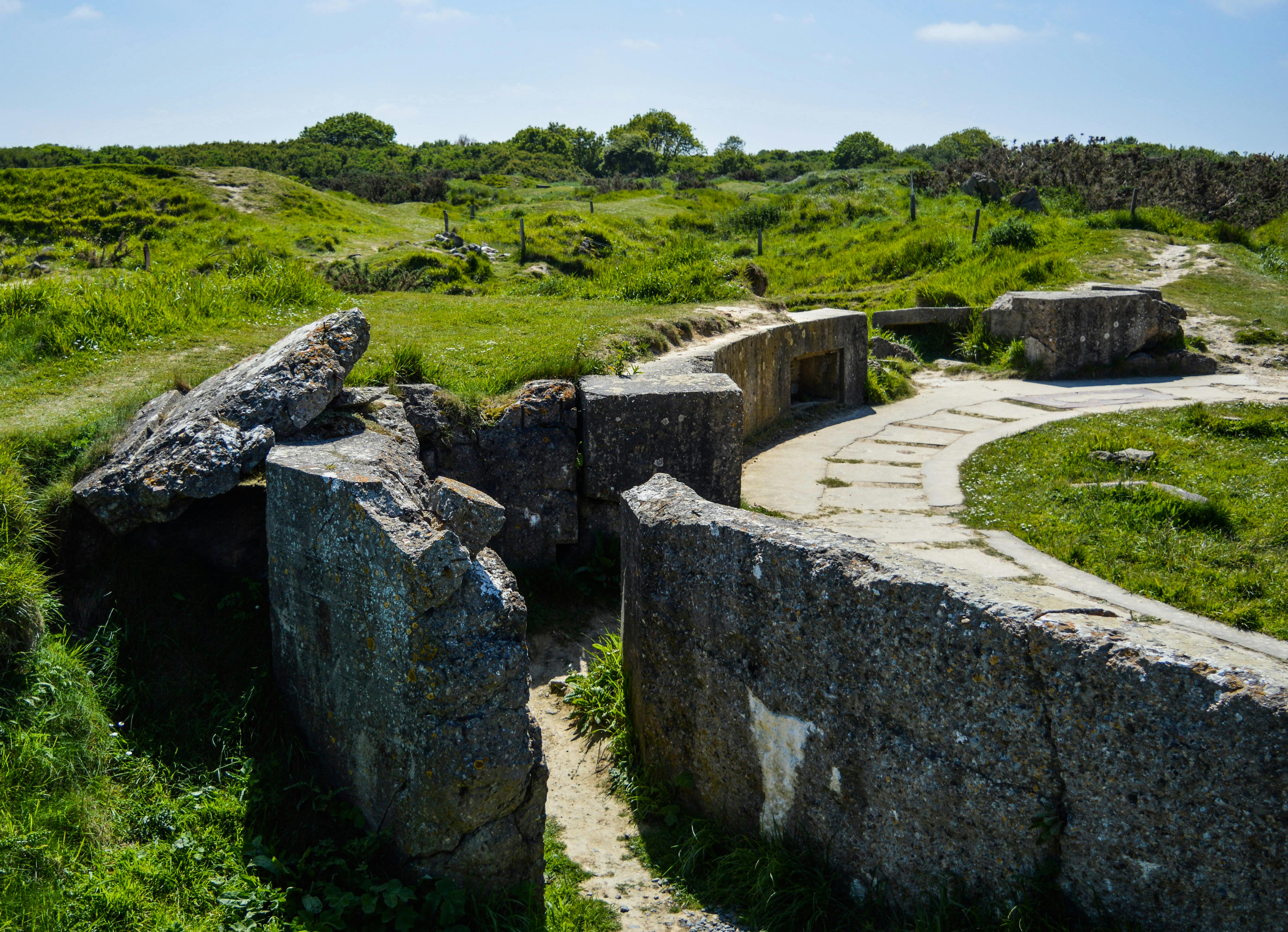 Free stock photo of beautiful, bunker, france