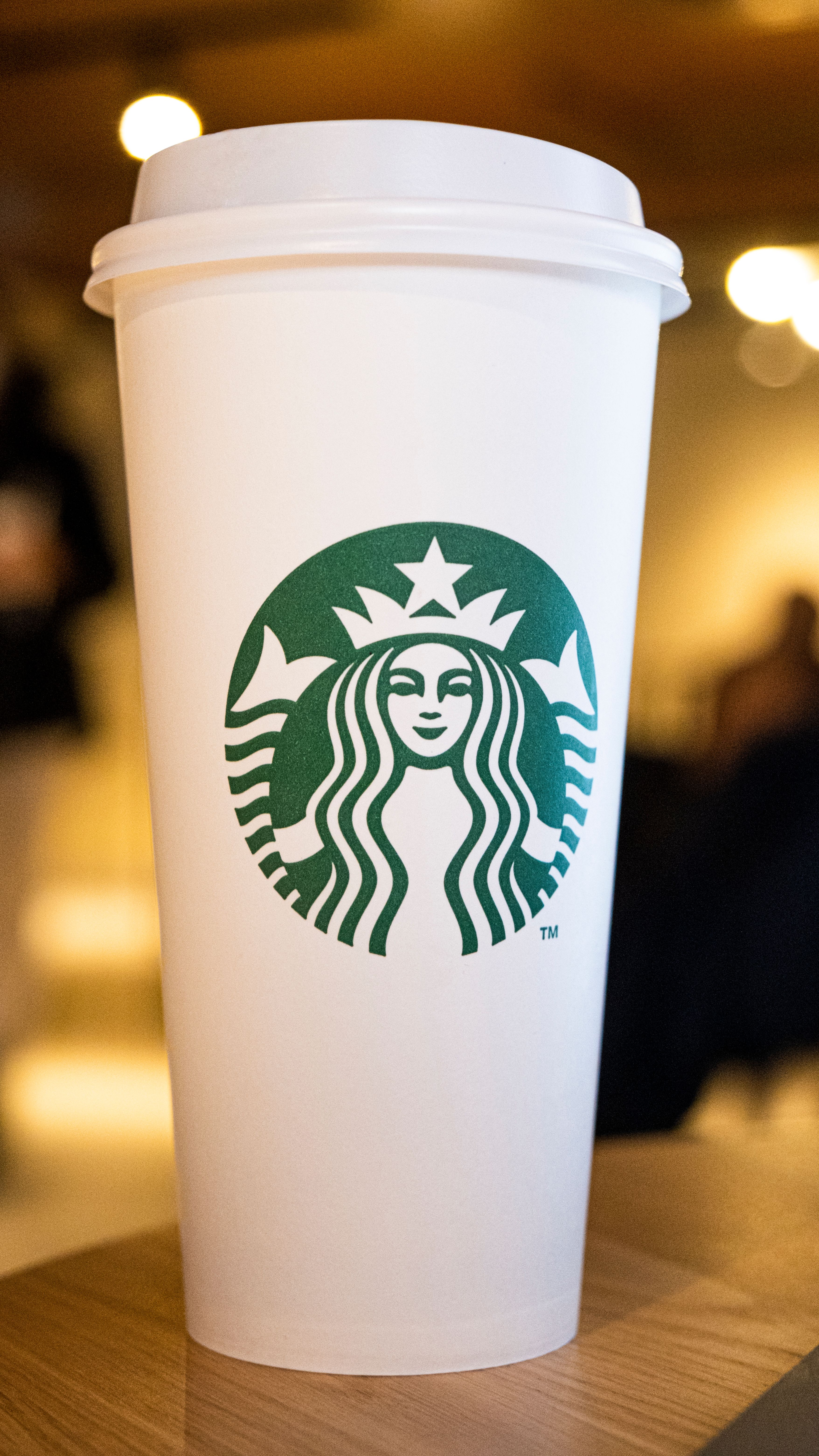 Close-Up Shot of a Starbucks Cup · Free Stock Photo